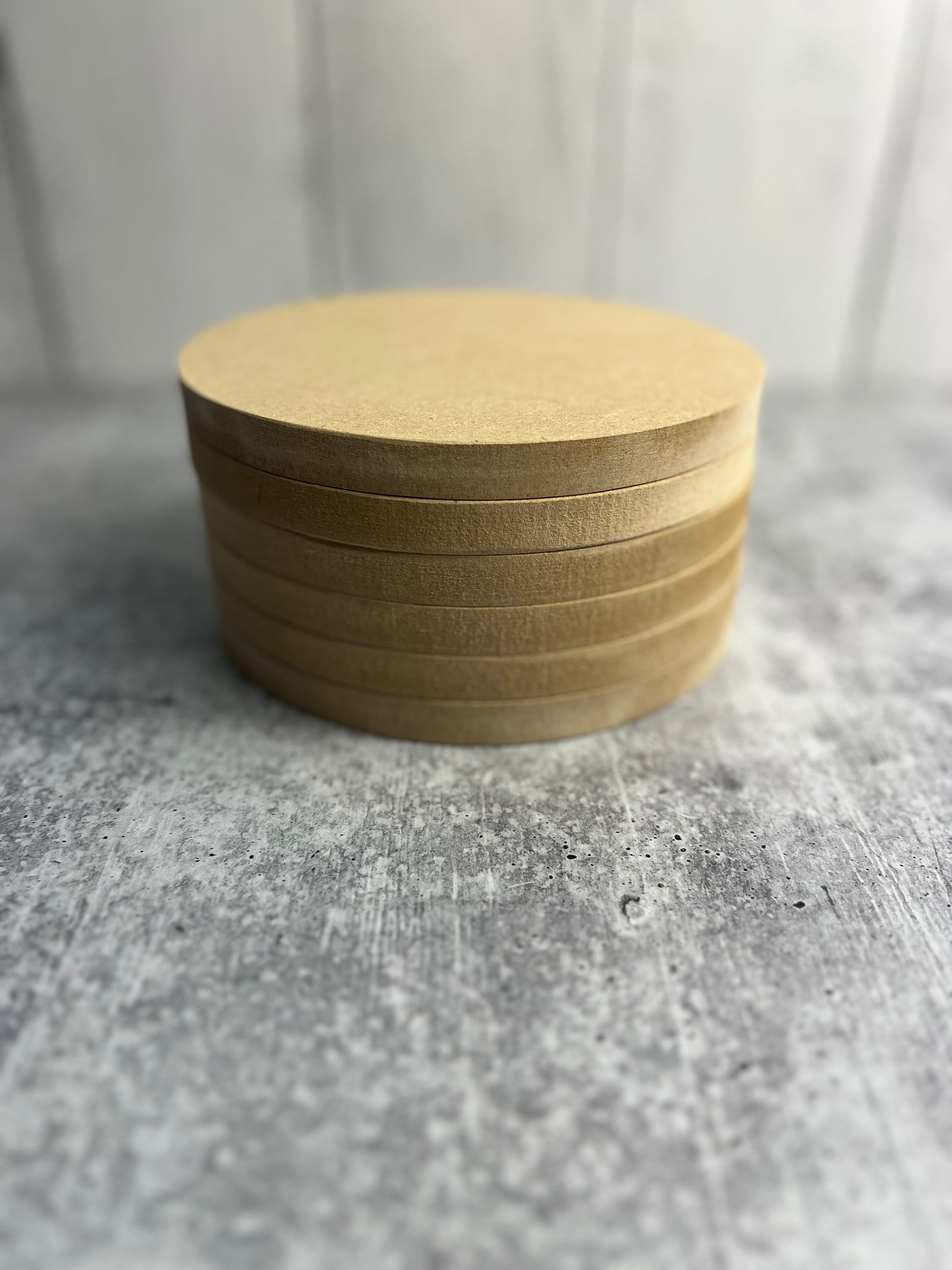 6 MDF Circles - 6" - 1/2 Inch Thick - Unfinished Wood Circle | Round ...