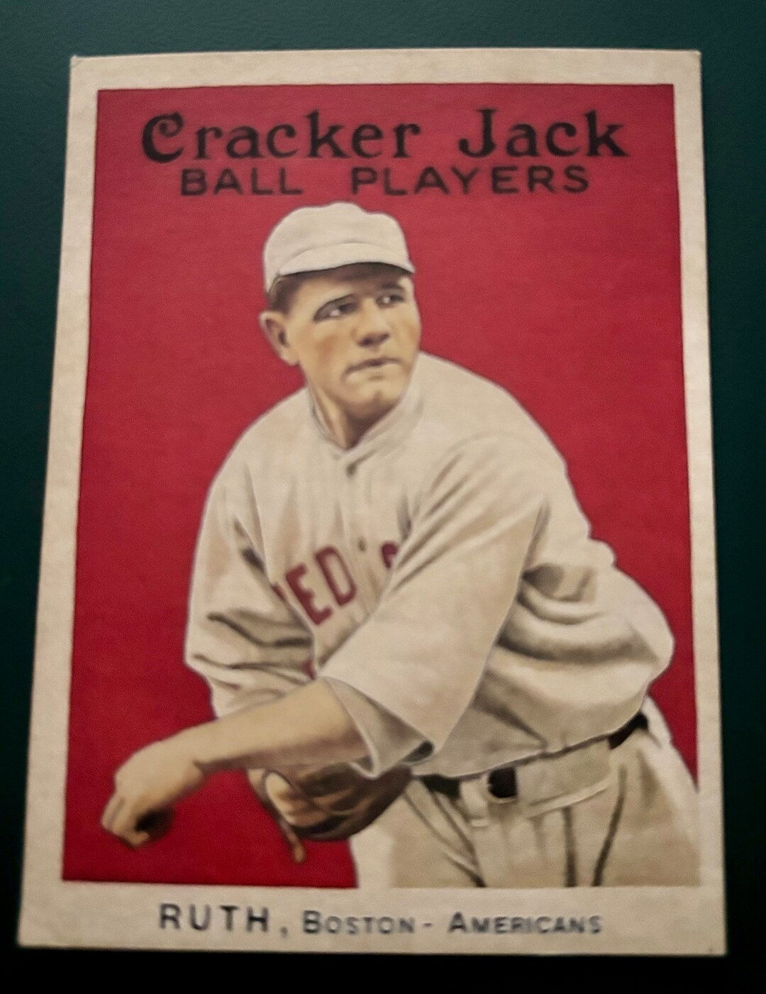 1914 Cracker Babe Ruth Baseball Card Gift for Dad , Boyfriend, Husband ...