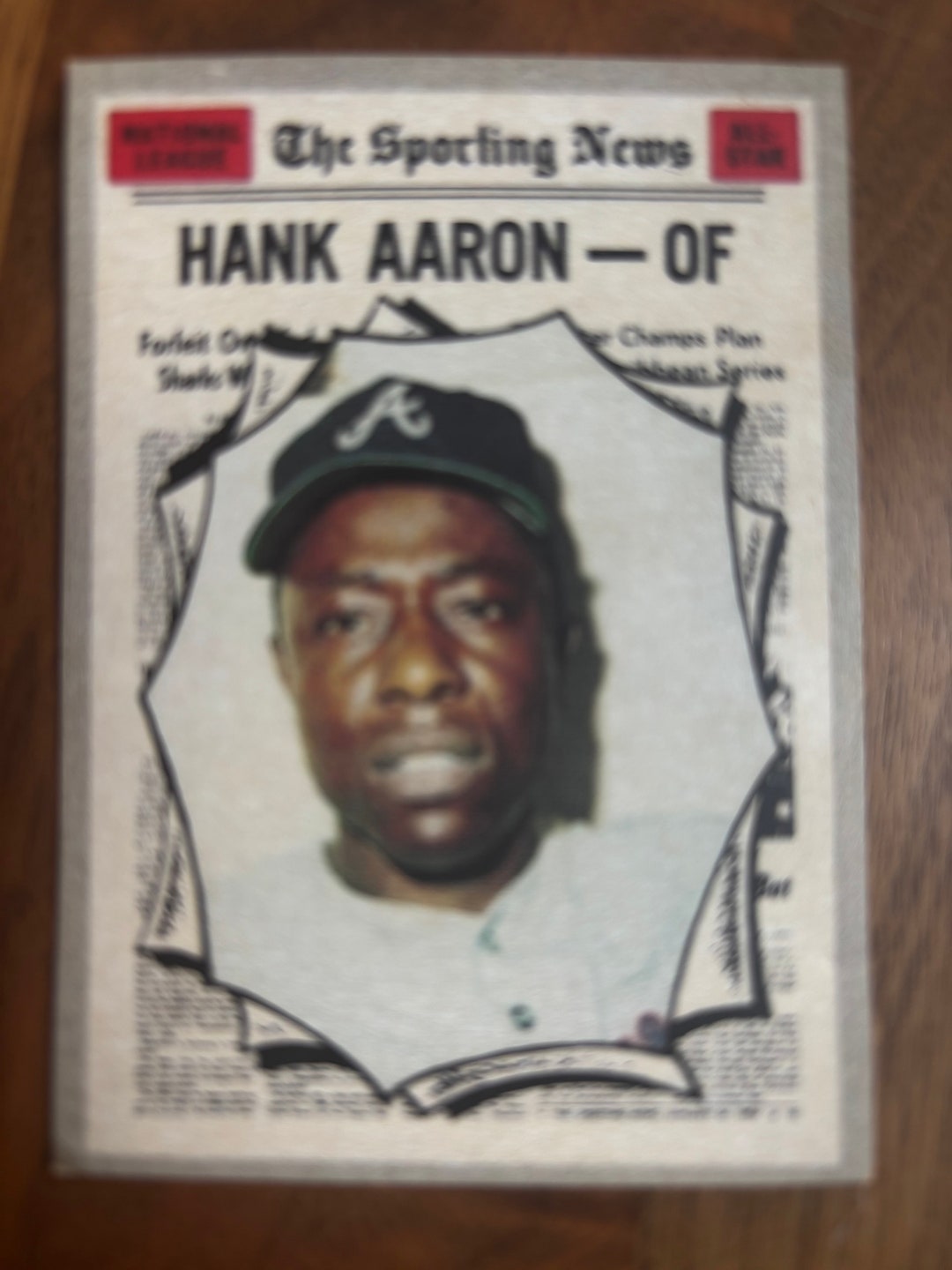 1970 Topps 462 Hank Aaron the Sporting News All-star Baseball Card ...