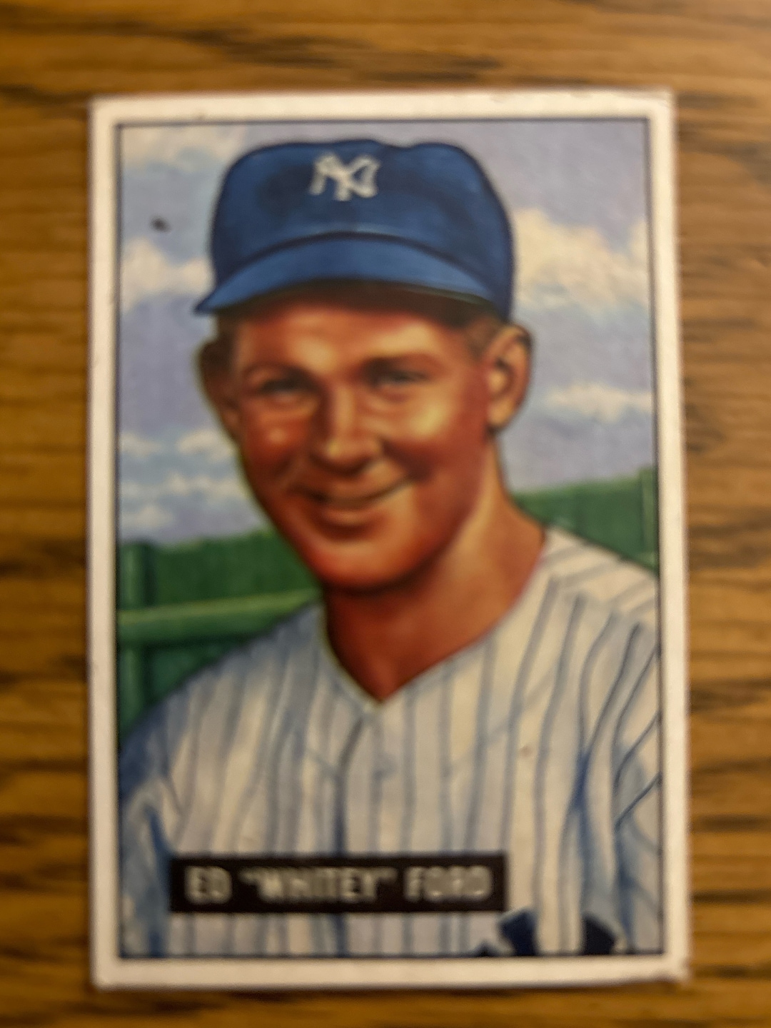 Ed whiteyford Bowman 1951 Replica Baseball Card NY Yankees. - Etsy