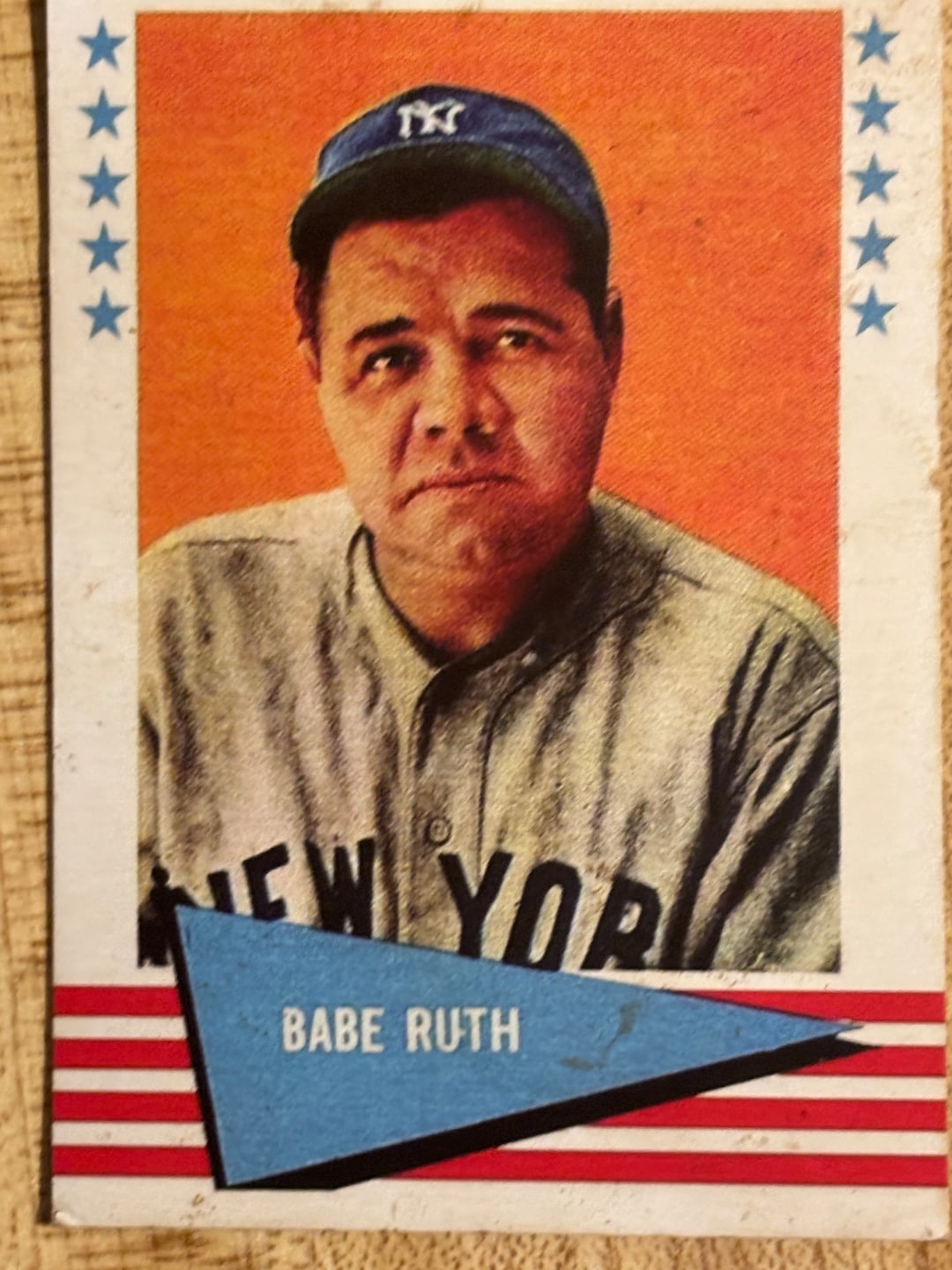BABE RUTH 1961 Topps Baseball Card 75 New York Yankees . - Etsy