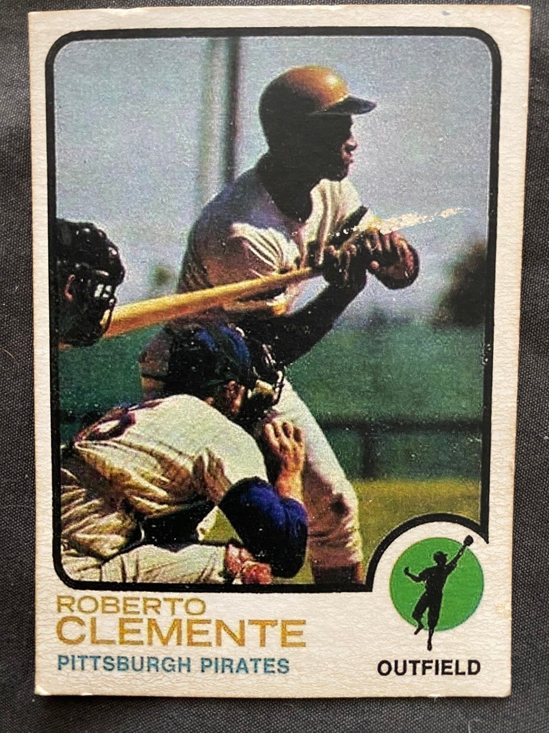 1973 Roberto Clement Baseball Card. Nice Aged Reprint - Etsy