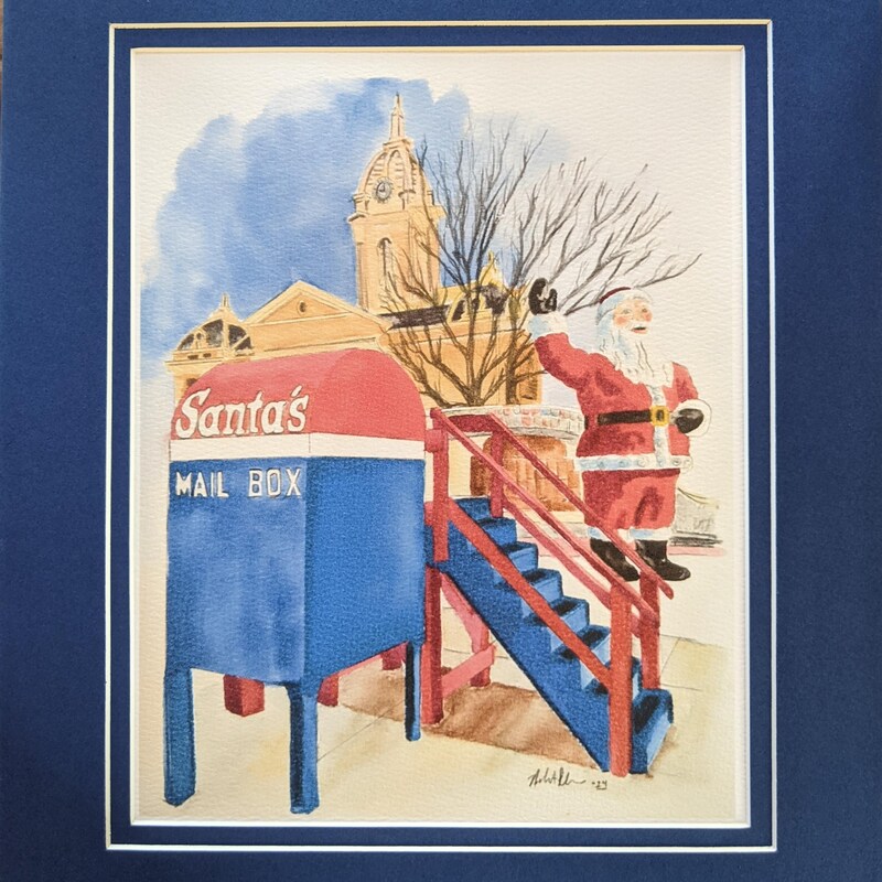 Large Santa Mailbox - Etsy