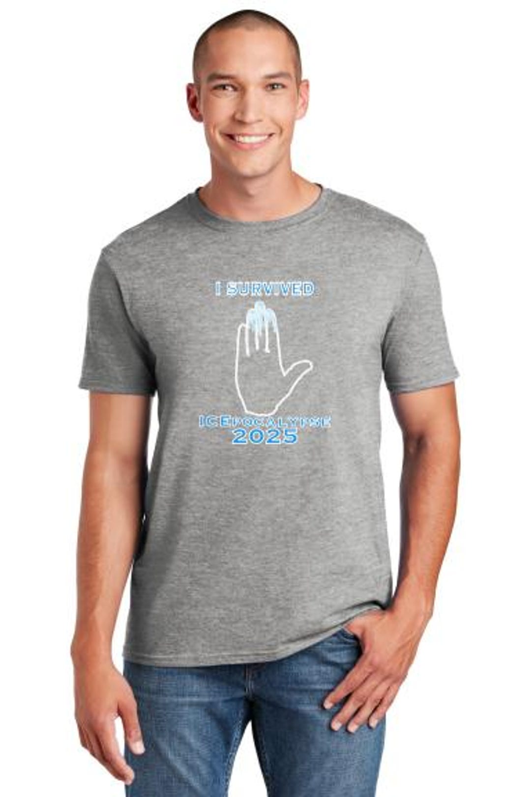 T-shirt- I Survived : Icepocalypse 2025 - Etsy