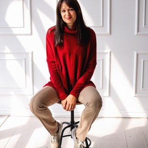 Oversized Sweater PDF Sewing Pattern With Video Tutorial - Etsy