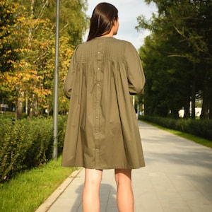 Pintucked Mini Dress PDF Sewing Pattern With Video Tutorial - Etsy