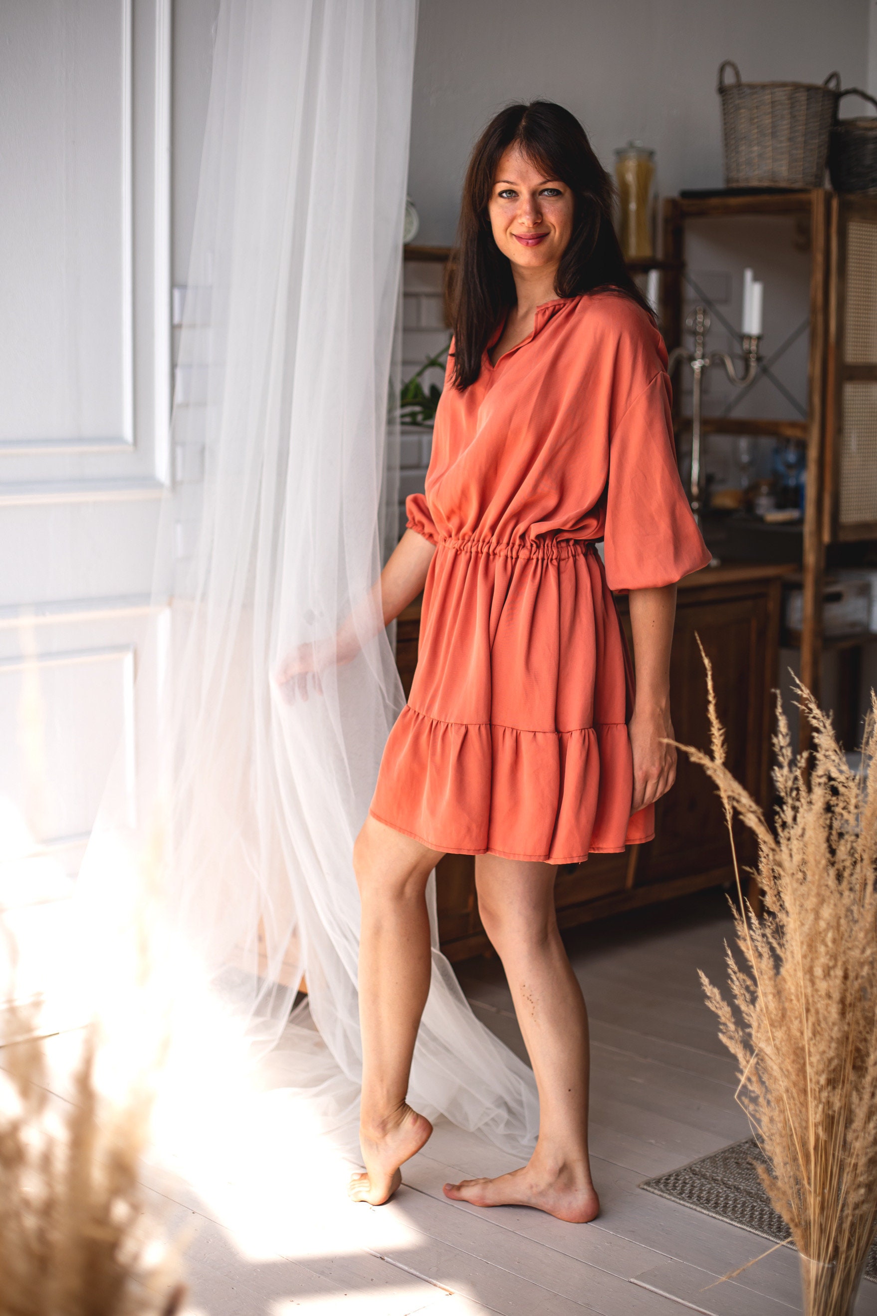 Dress With Ruffles PDF Sewing Pattern - Etsy