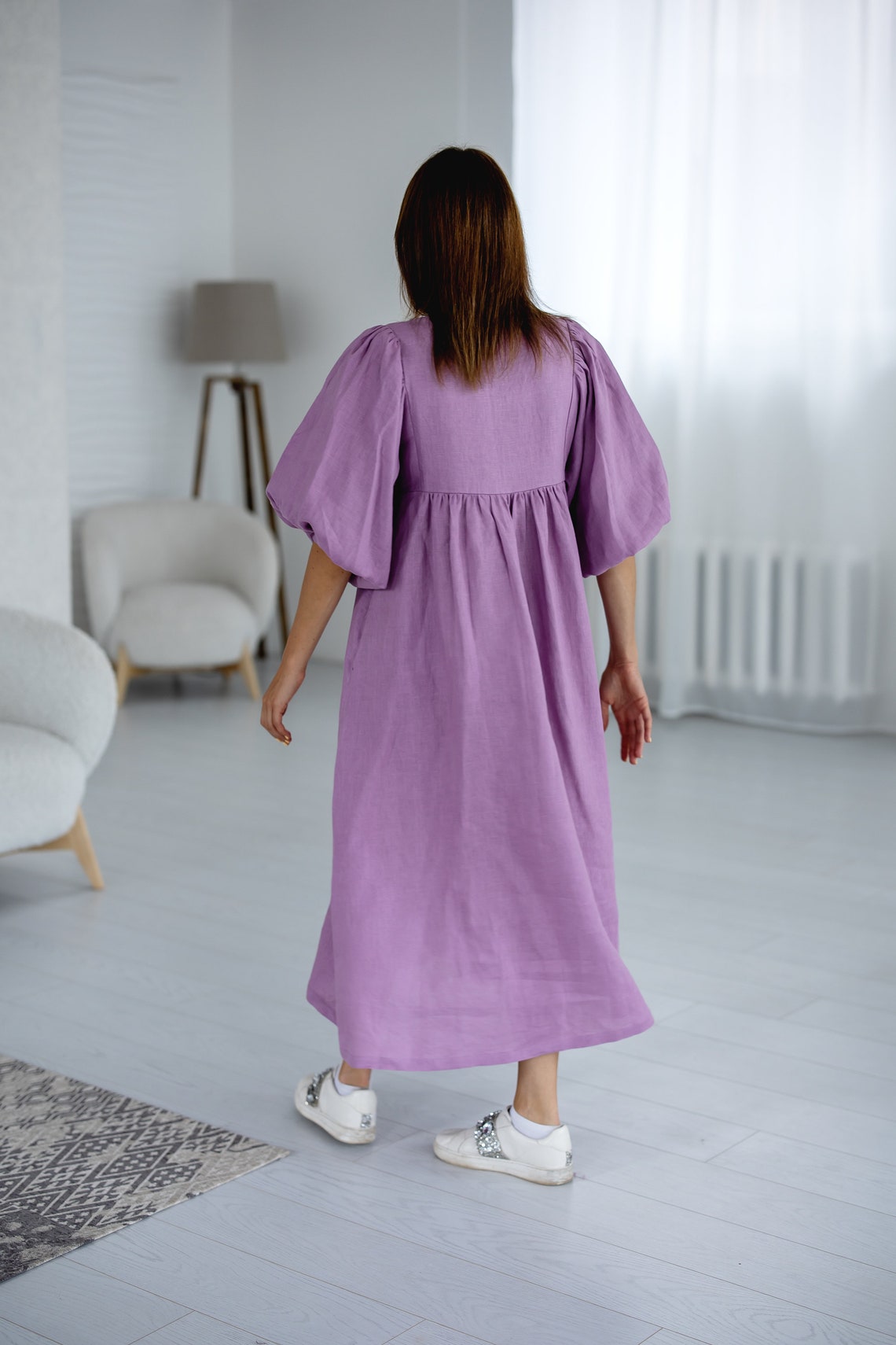 New Voluminous Dress Yokes and Wide Sleeves PDF Sewing Pattern With ...