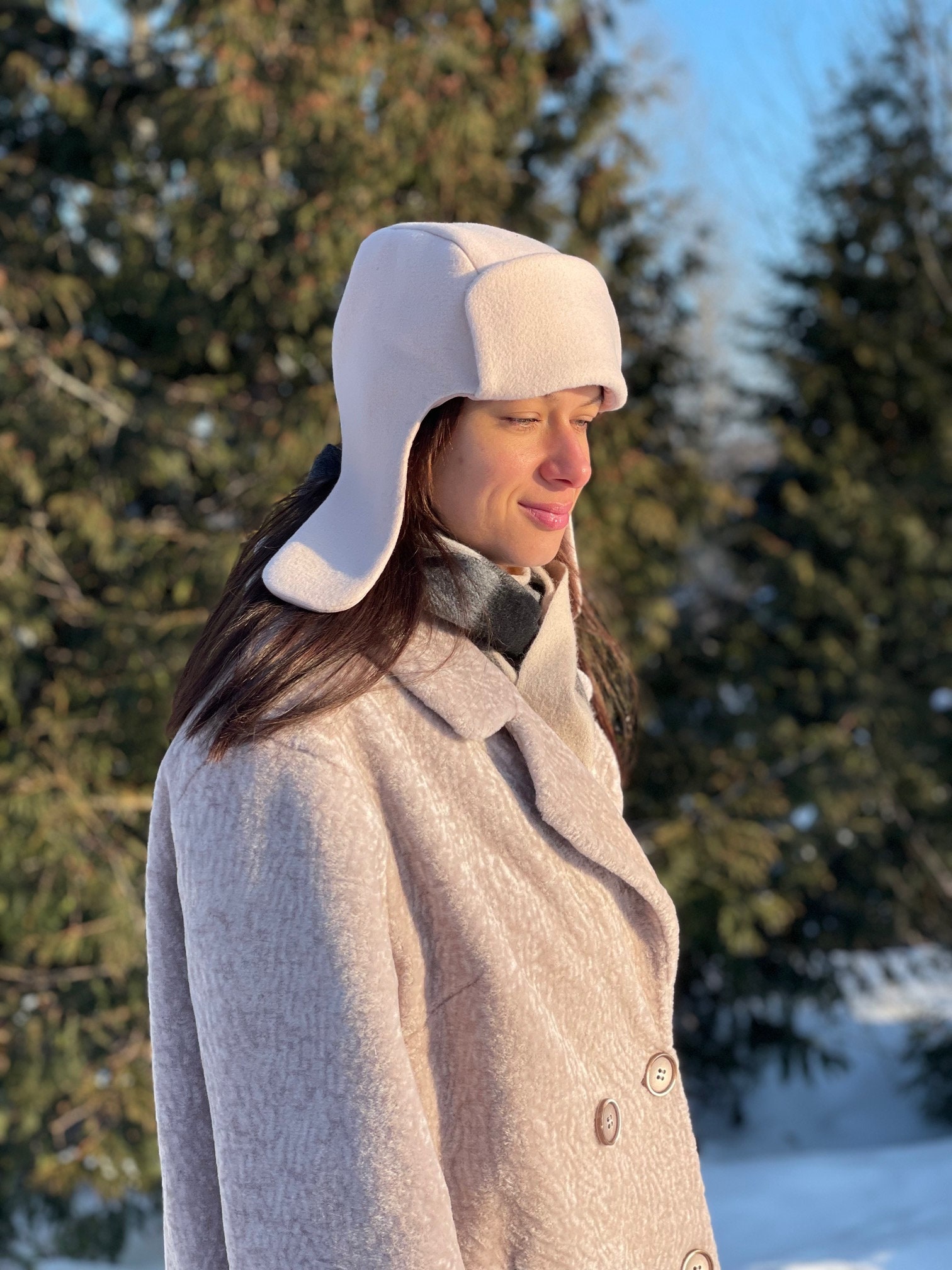 Aviator Hat PDF Sewing Pattern winter Hat, Trapper Hat With Video ...