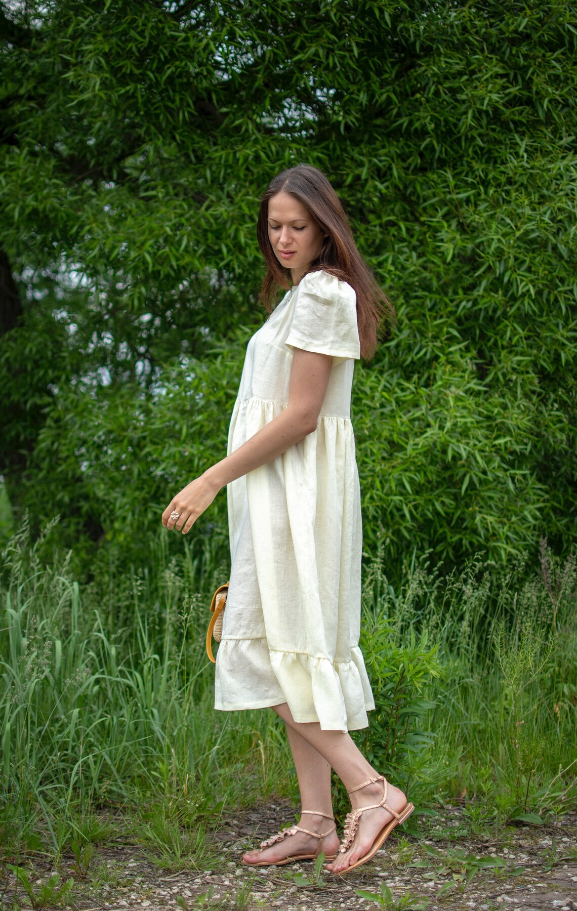 Frill Dress PDF Sewing Pattern With Video Tutorial - Etsy