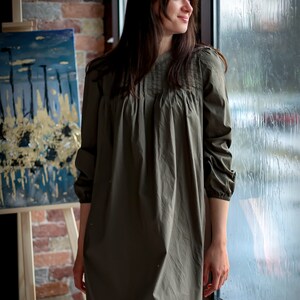 Pintucked Mini Dress PDF Sewing Pattern With Video Tutorial - Etsy