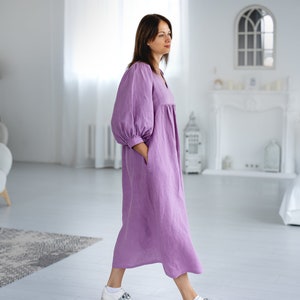 New! Voluminous Dress Yokes and Wide Sleeves PDF Sewing Pattern With ...