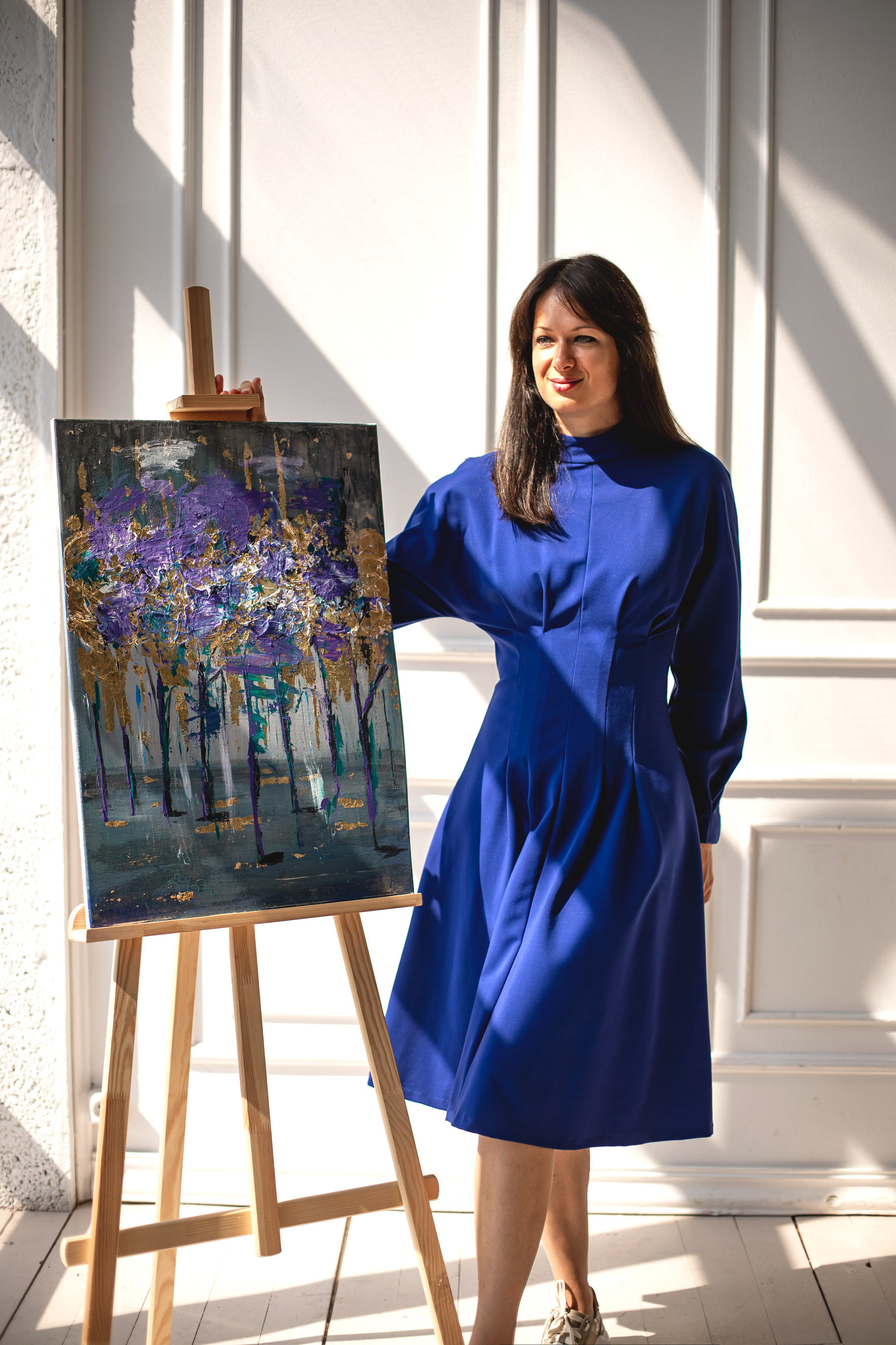 Midi Dress With Pintucks PDF Sewing Pattern - Etsy