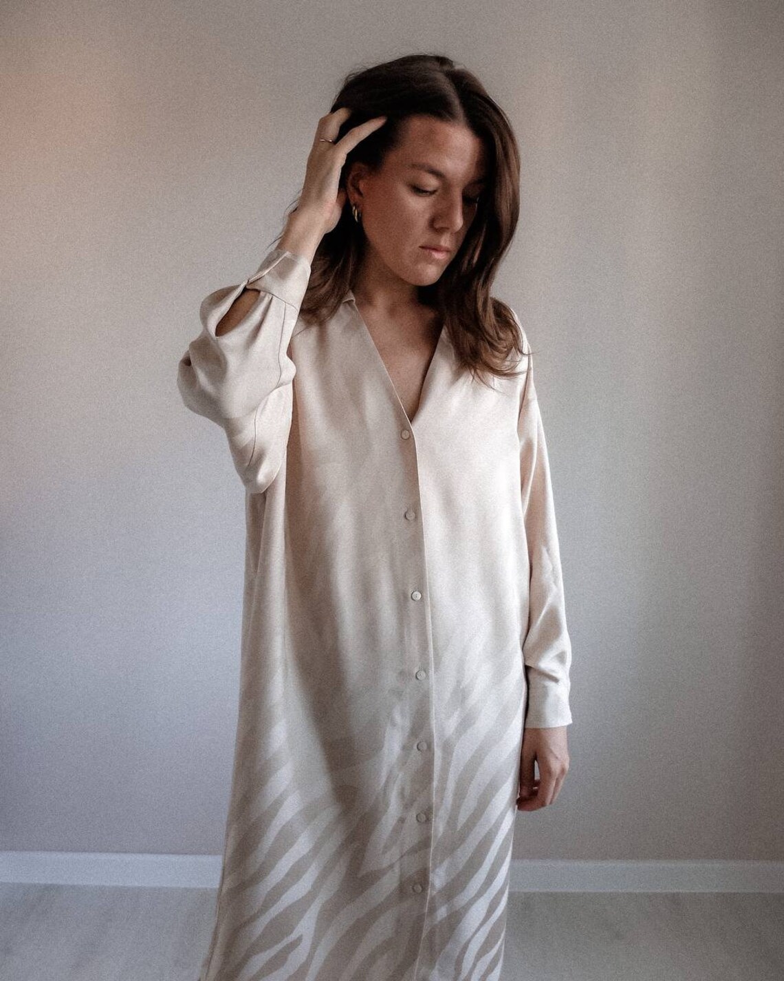 Shirt Dress PDF Sewing Pattern With Video Tutorial - Etsy