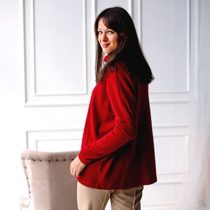 Oversized Sweater PDF Sewing Pattern With Video Tutorial - Etsy