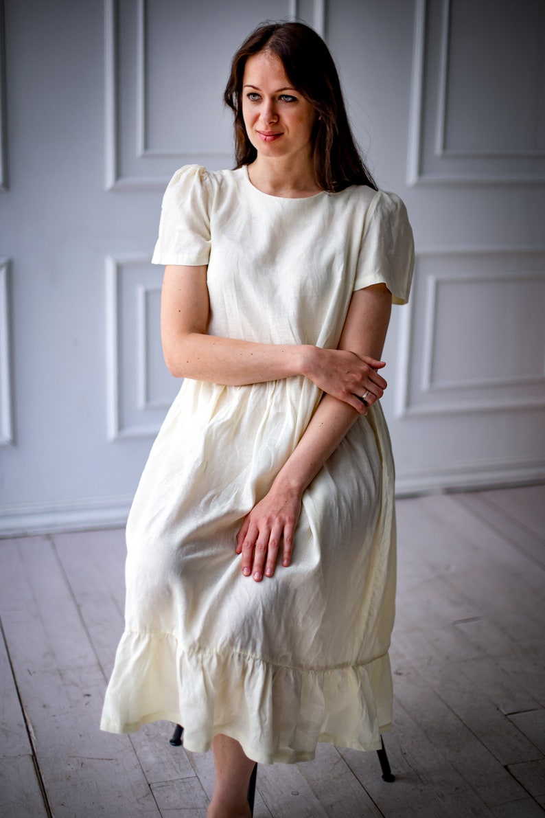 Frill Dress PDF Sewing Pattern With Video Tutorial - Etsy