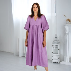 New! Voluminous Dress Yokes and Wide Sleeves PDF Sewing Pattern With ...