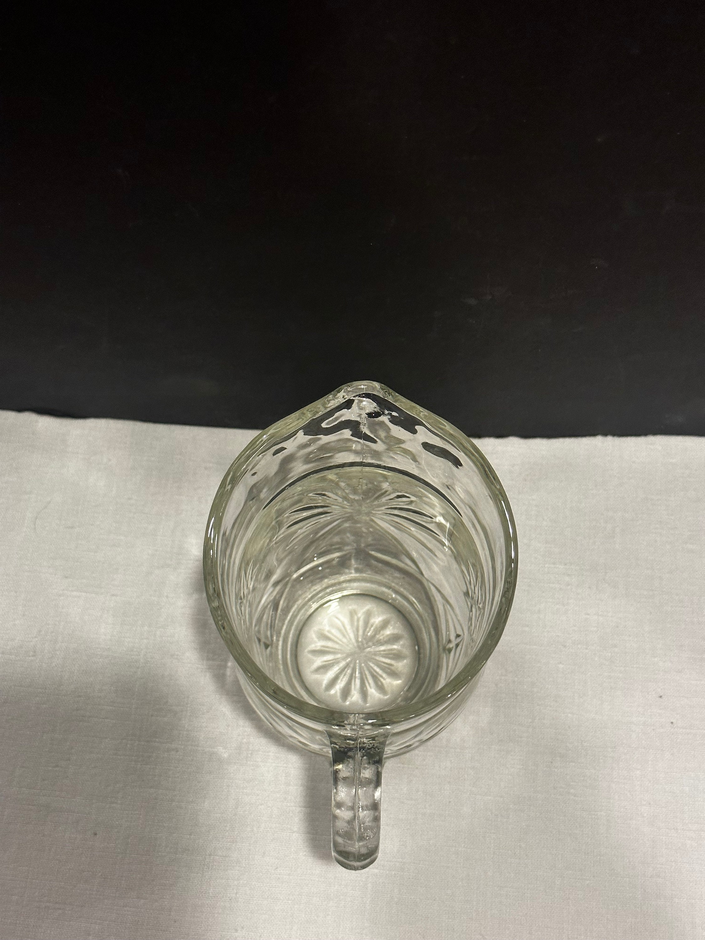 Vintage Anchor Hocking Eapa Small Glass Pitcher - Etsy