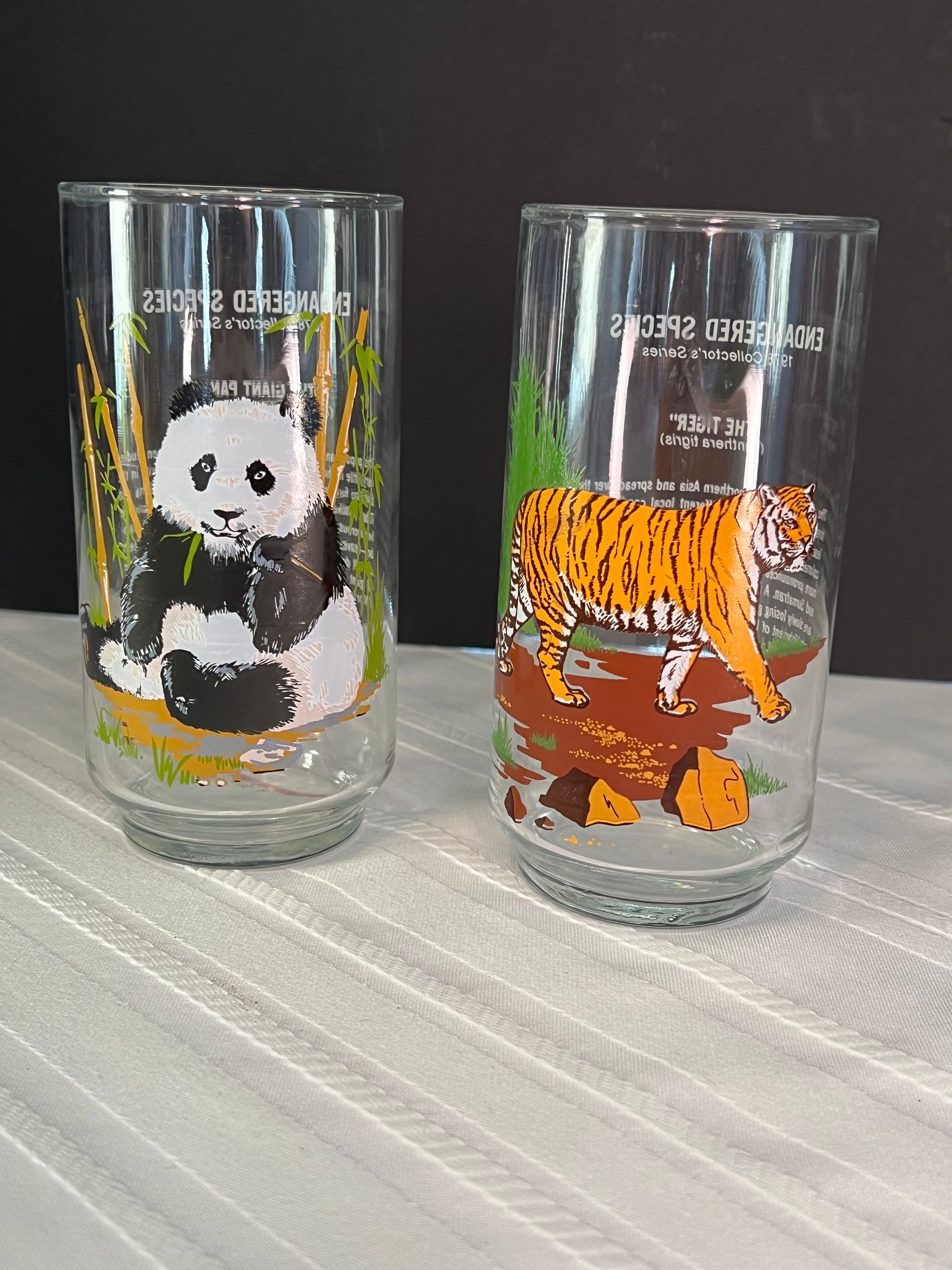 1978 Burger Chef Endangered Species Series Glassware - Etsy