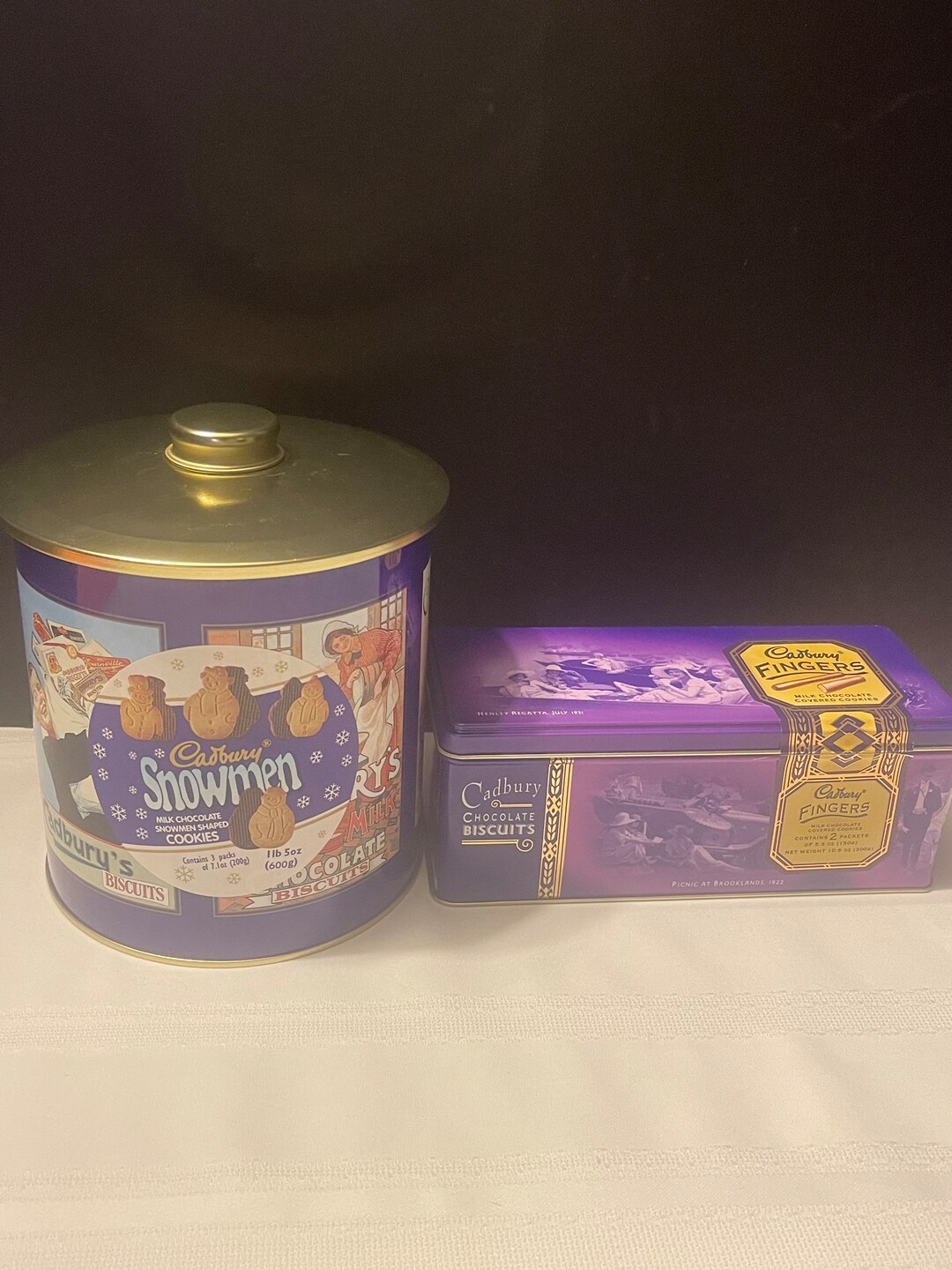 Vintage Cadbury Chocolate Biscuits Tin Canisters - Etsy