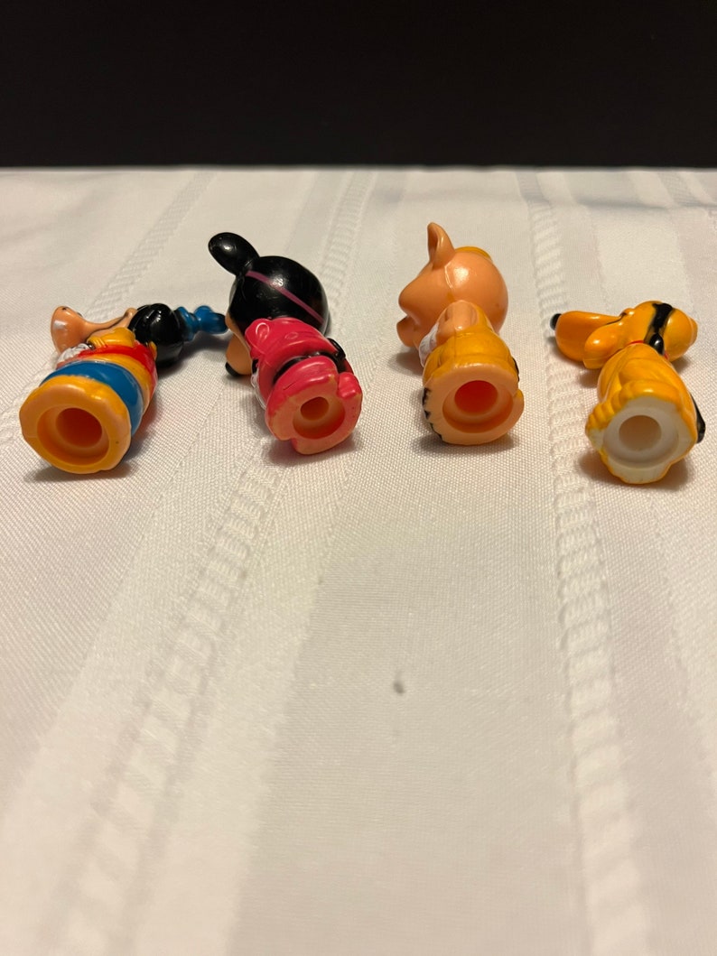 Vintage 70s Walt Disney Pencil Toppers. Lot of 4. - Etsy