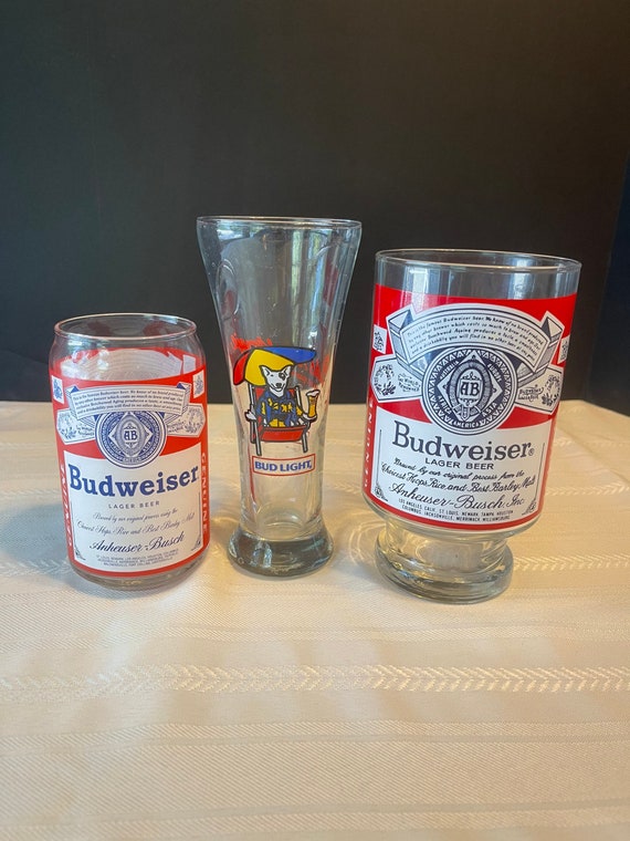 Vintage Budweiser Glassware - Etsy