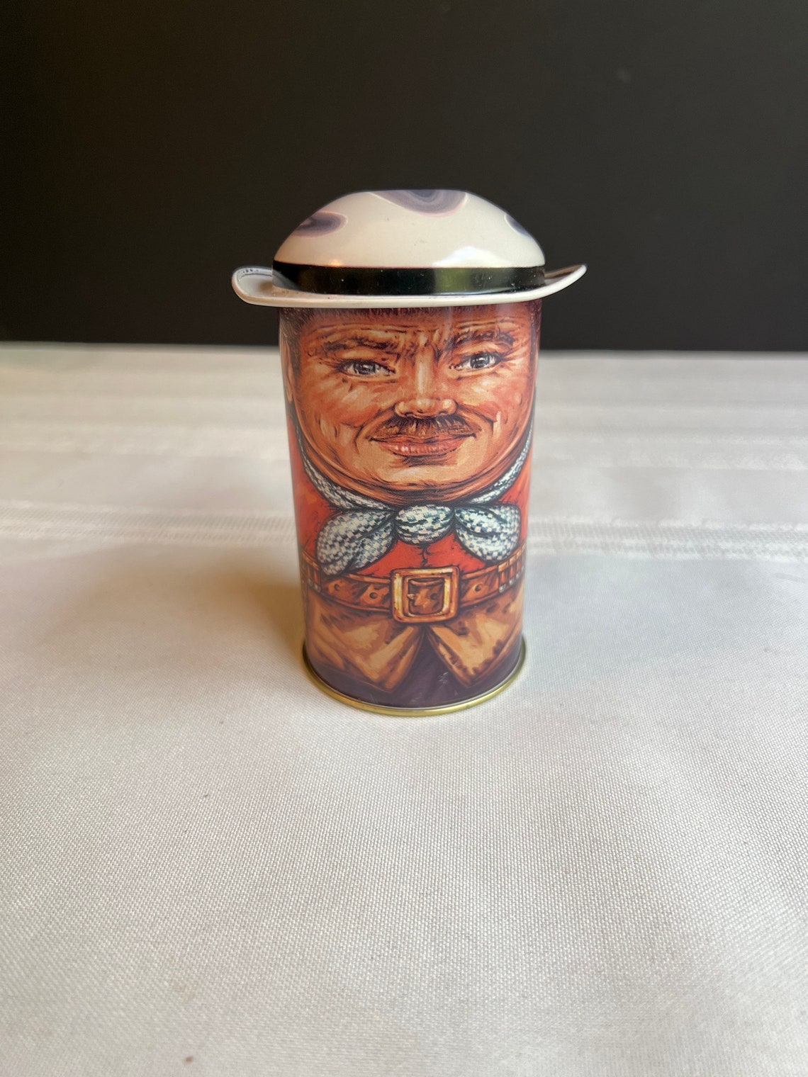 DAHER - the Tin Box Company - Cap-tin, Figural Character Tins - Made in ...