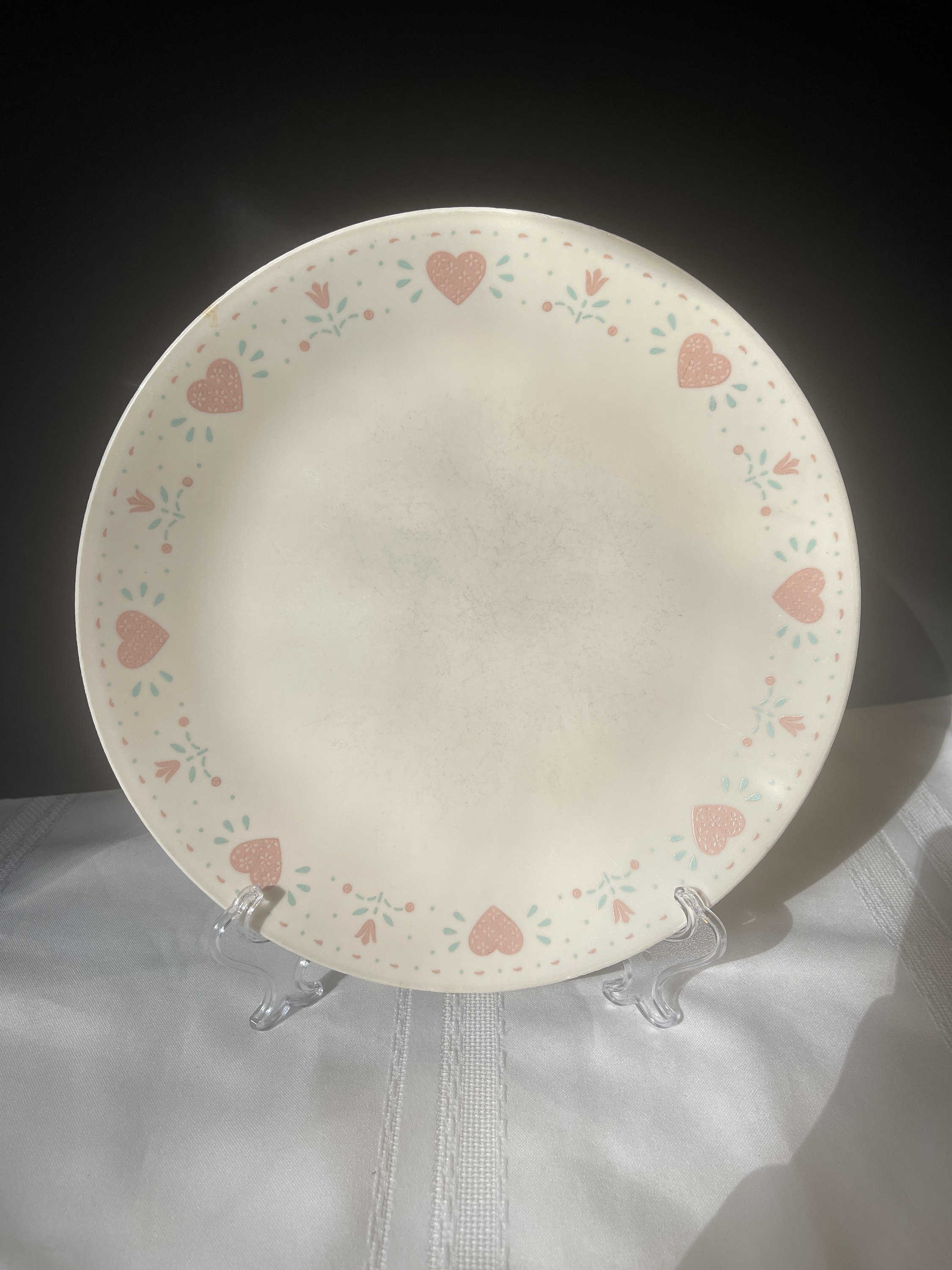 Vintage Corelle forever Yours Plates - Etsy