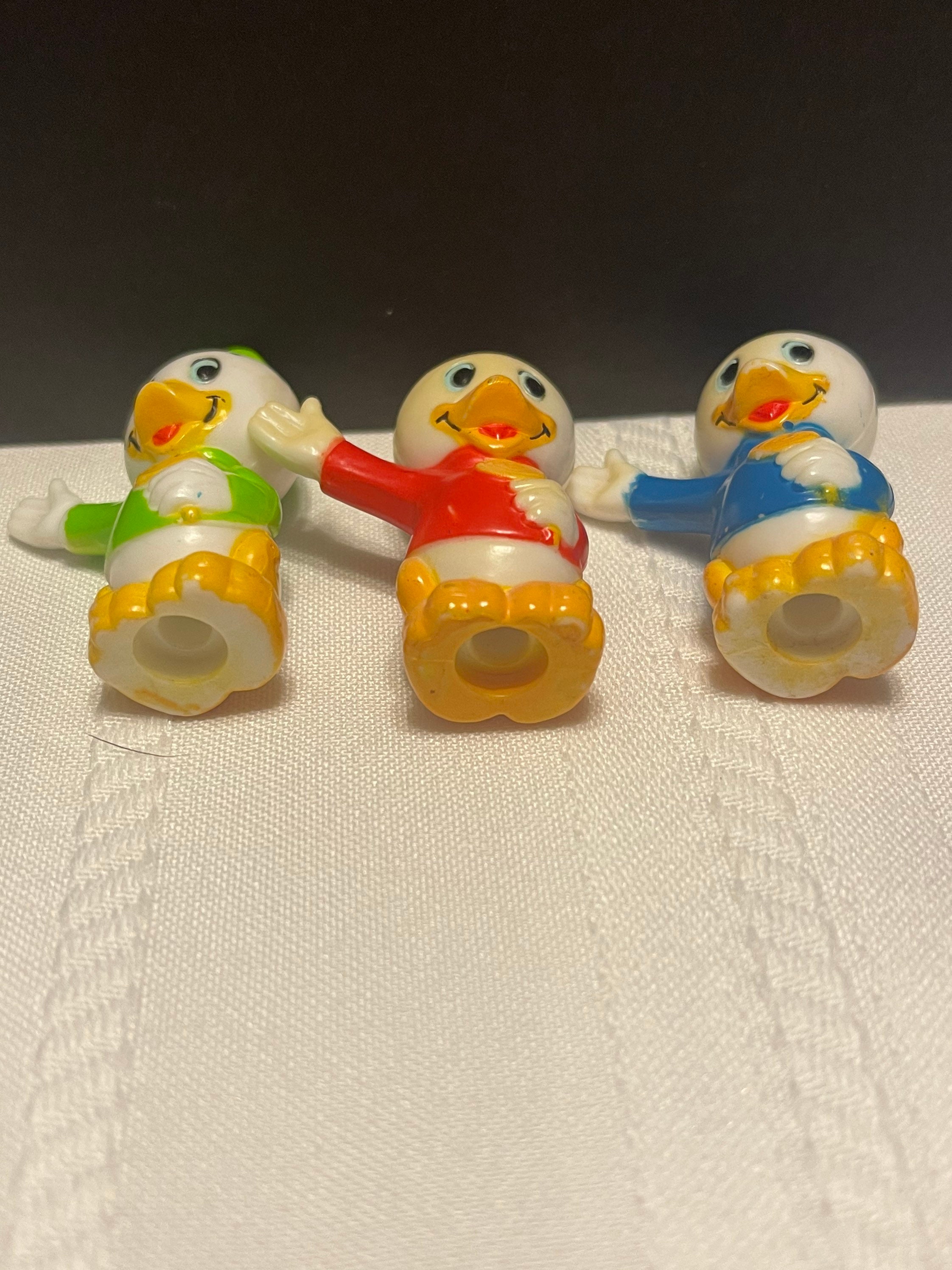 Vintage 1970s Walt Disney Pencil Toppers. Set of 3. Huey - Etsy