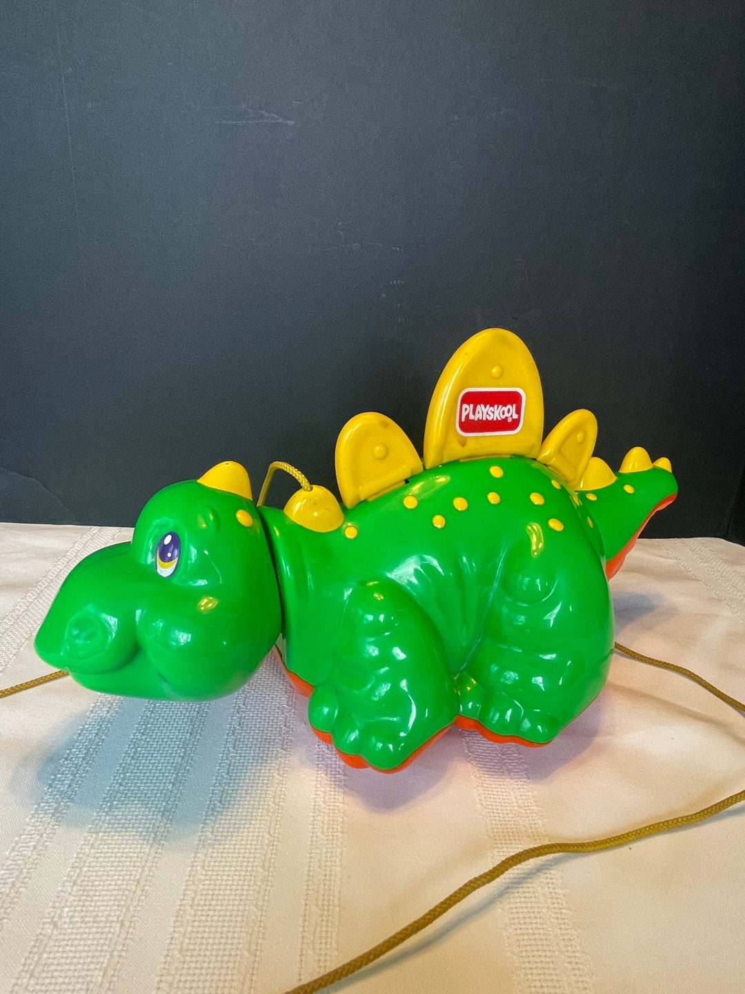 Vintage Playskool Dinosaur Pull Toy. - Etsy