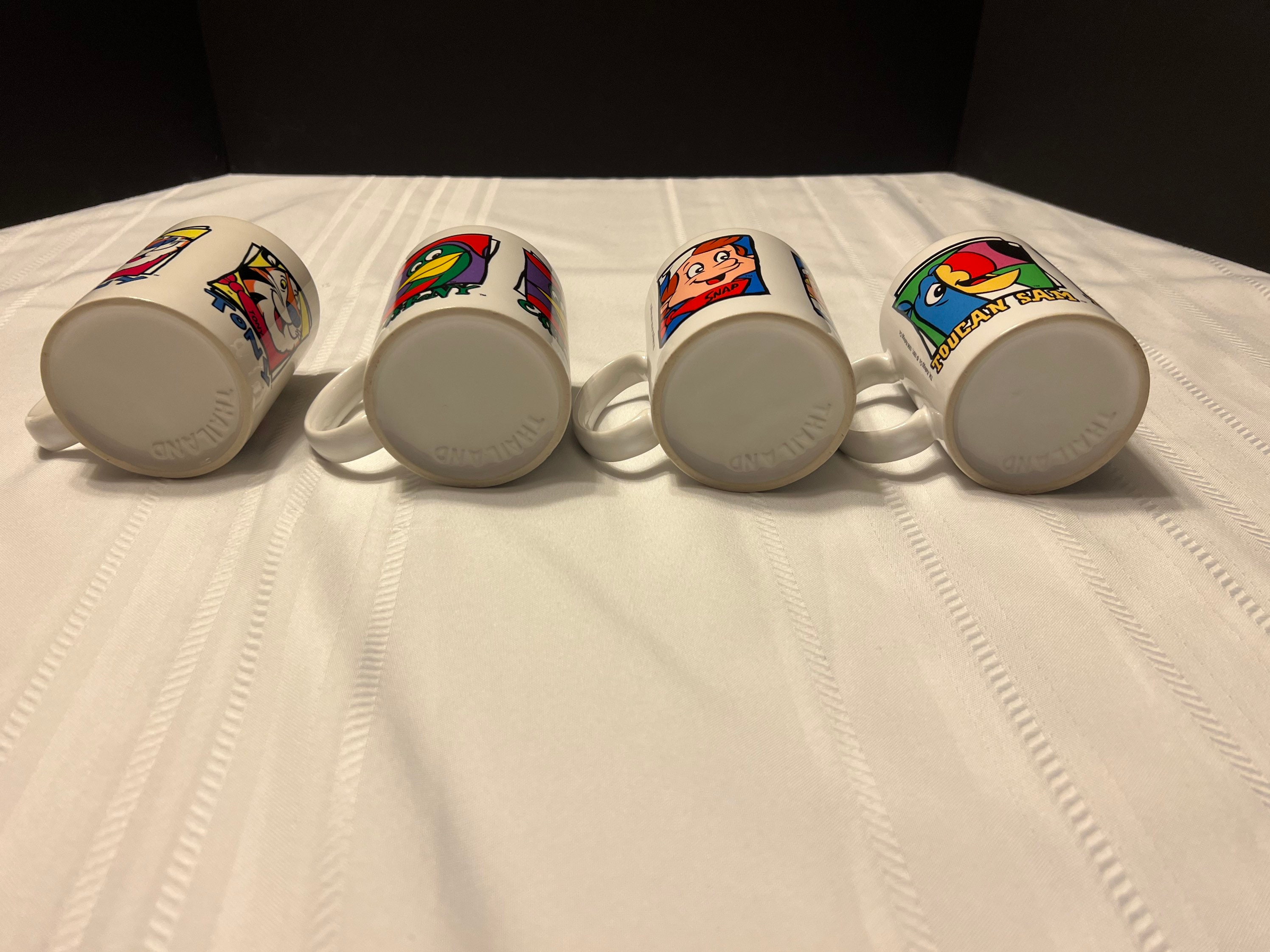 Vintage Kelloggs Cereal Mugs. Tony the Tiger Corny Snap - Etsy