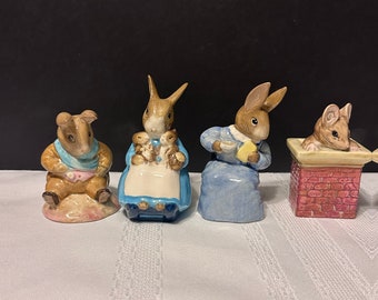 Beswick England Poorly Peter Rabbit Beatrix Potter Bunny Figurine ...