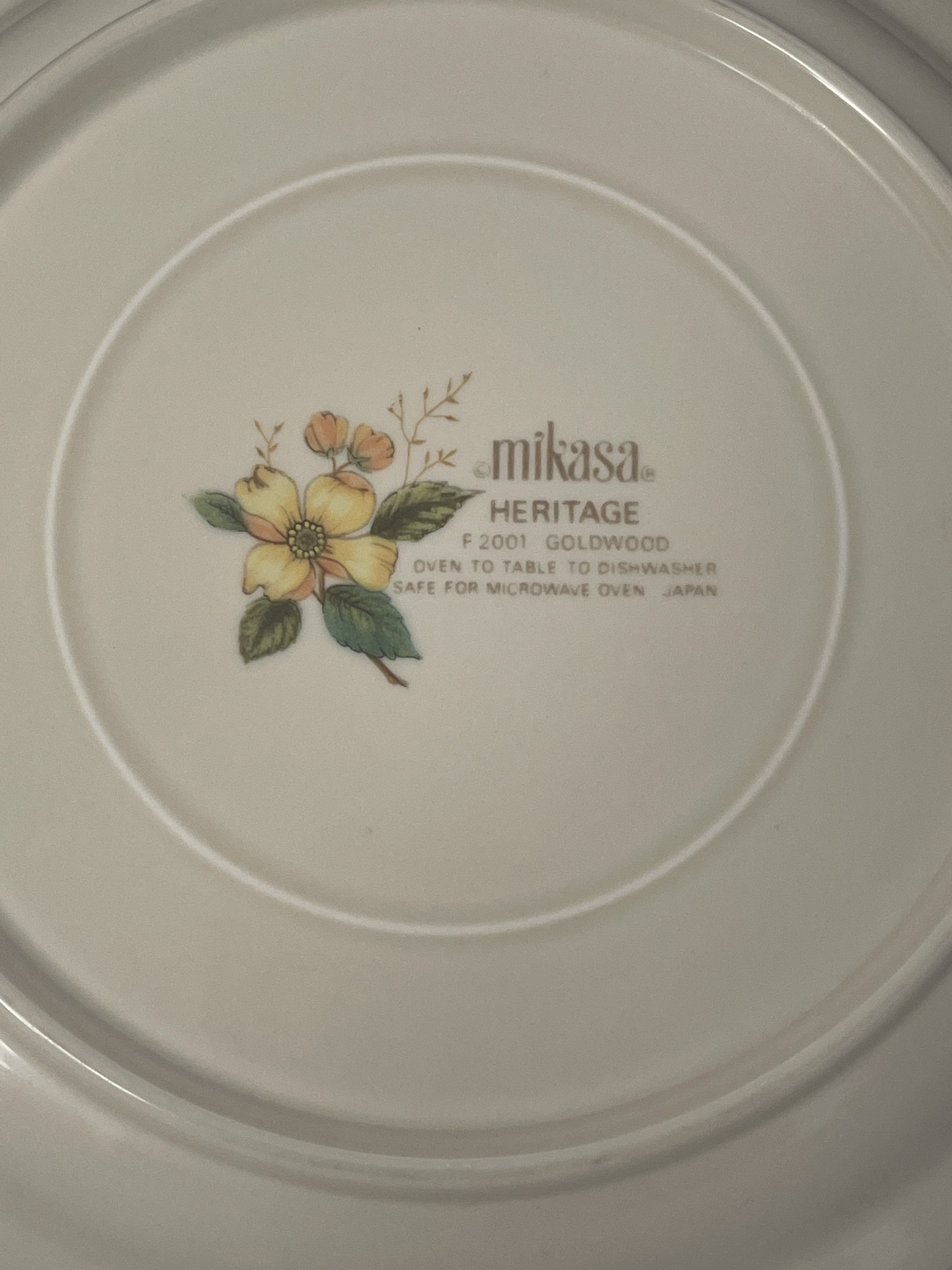 Vintage Mikasa China in the Goldwood Pattern. - Etsy