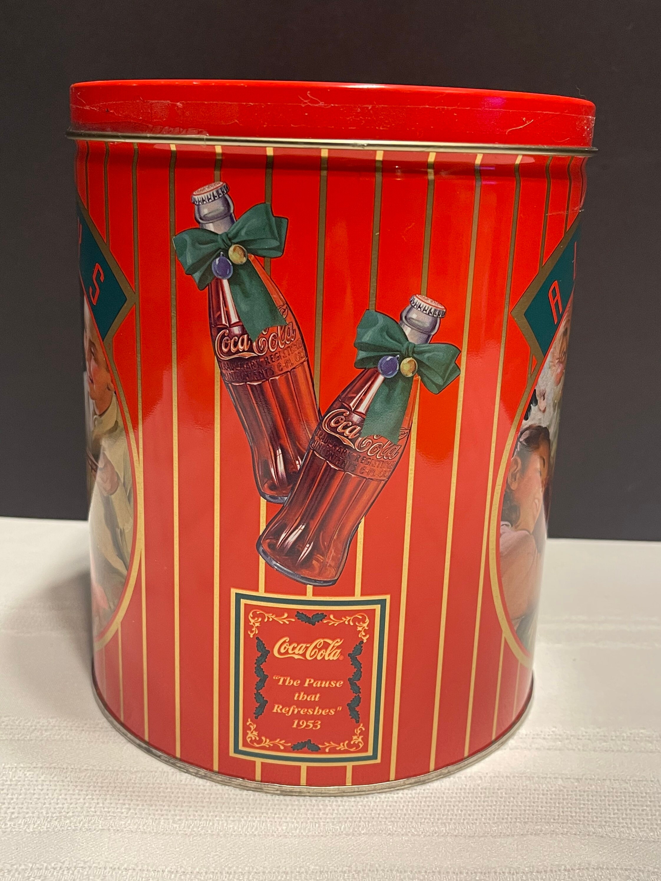 Vintage Coke Tin Canisters. - Etsy