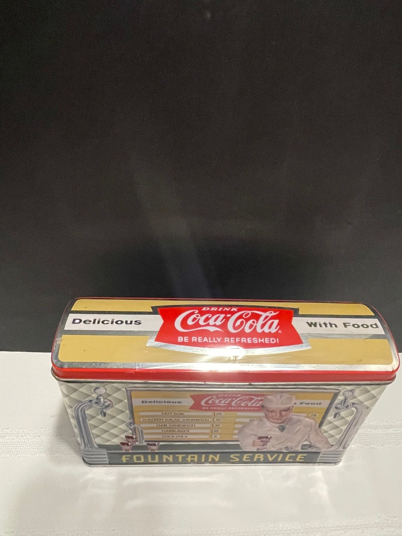 Vintage Coke Tin Canisters. - Etsy