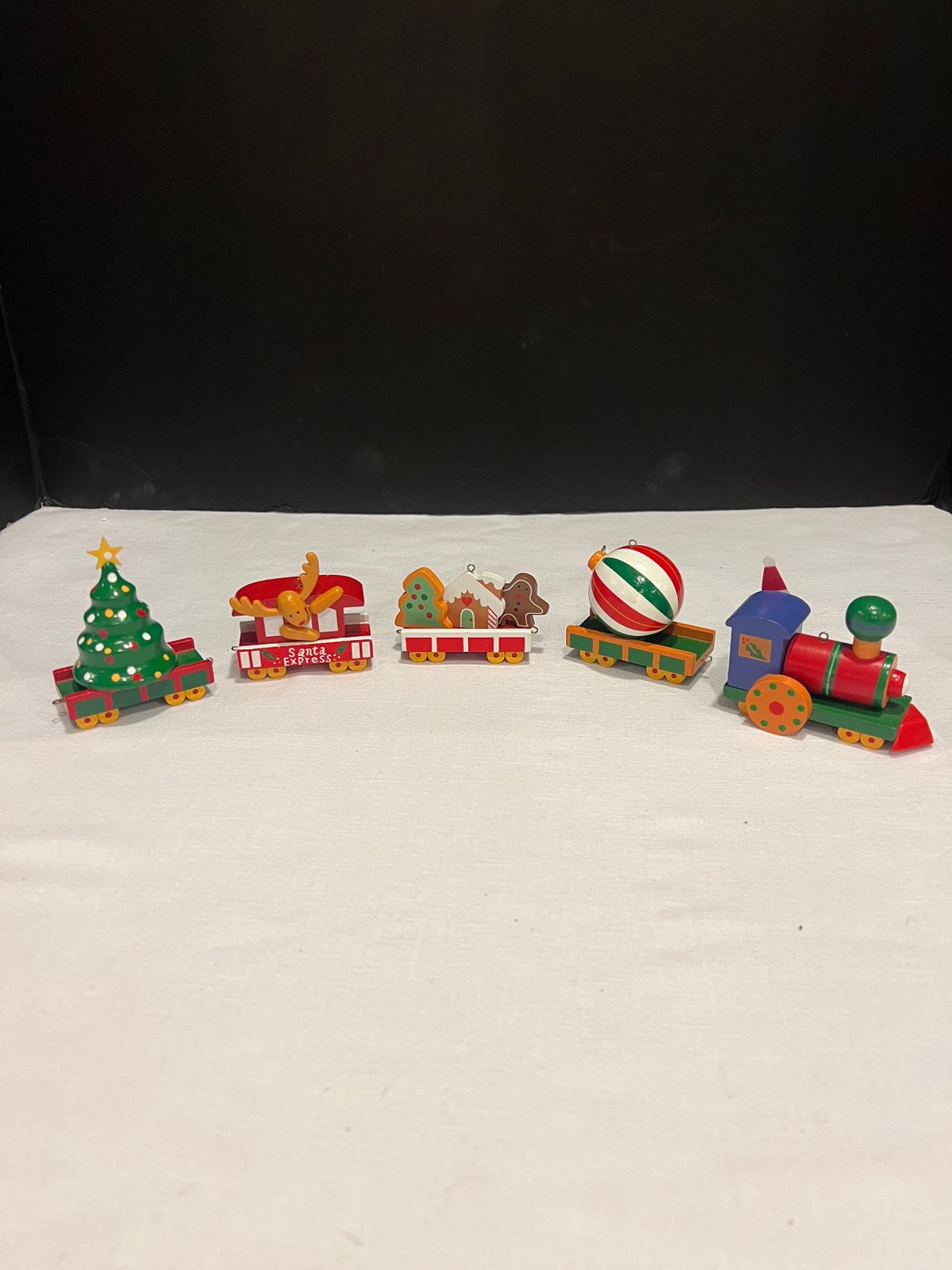 Vintage 70’s Avon Christmas Train Ornamanets - Etsy
