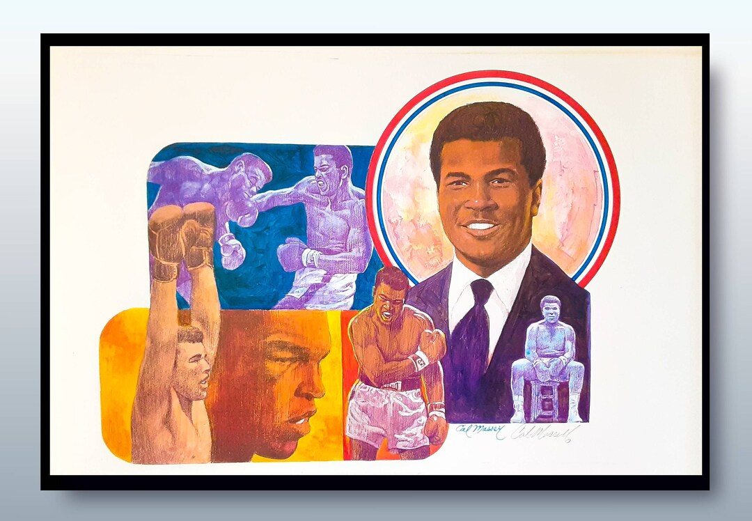 Ali | Cal Massey, Portrait of Muhammad Ali Fine Art Reproduction Print ...