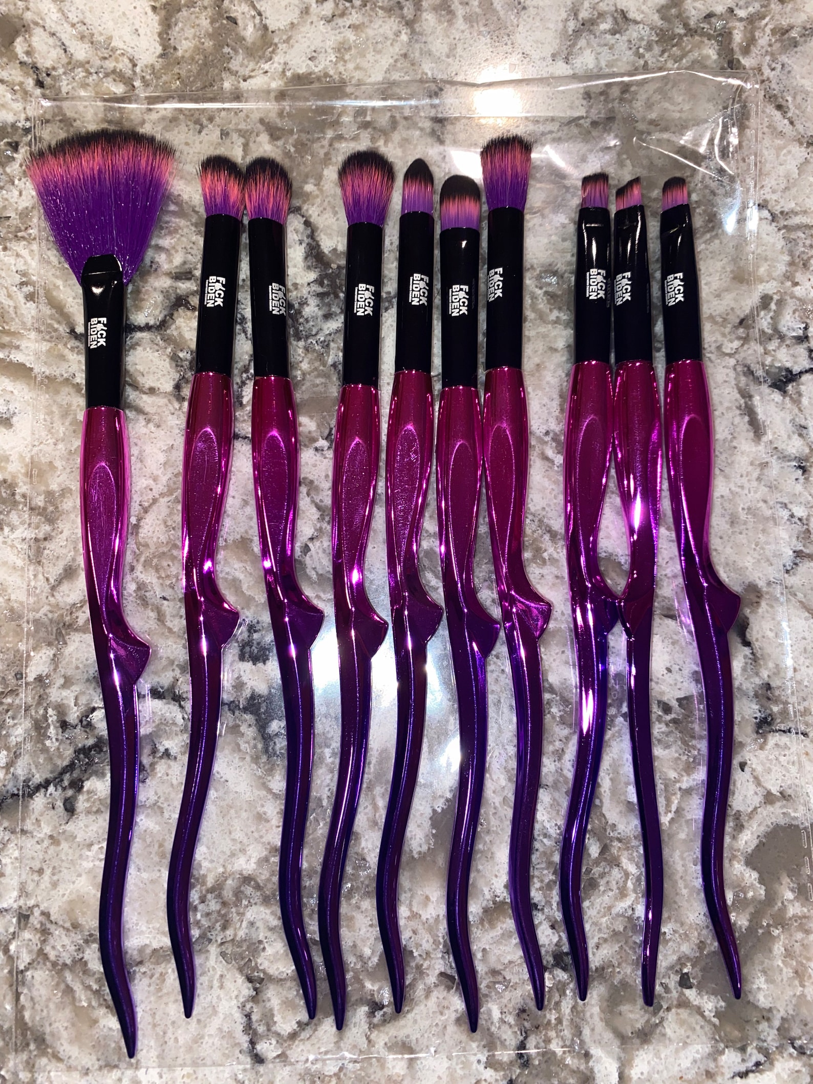 Pink Nightshade Makeup Brush Set/10 Piece Eye Brushes - Etsy