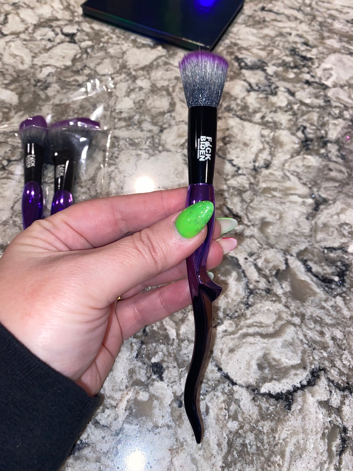 Purple Nightshade Makeup Brush Set/8 Piece Eye and Face Brushes - Etsy