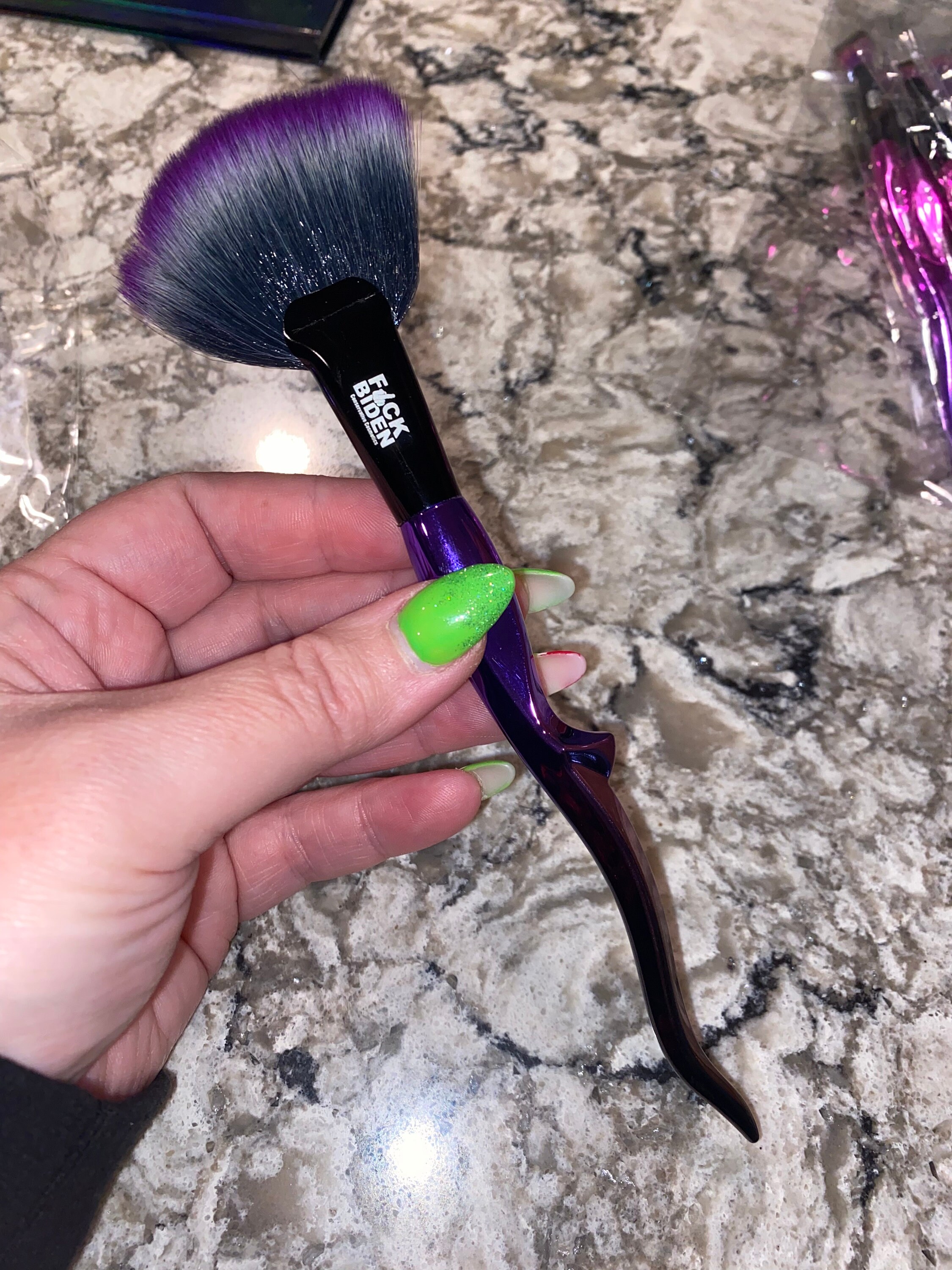 Purple Nightshade Makeup Brush Set/8 Piece Eye and Face Brushes - Etsy