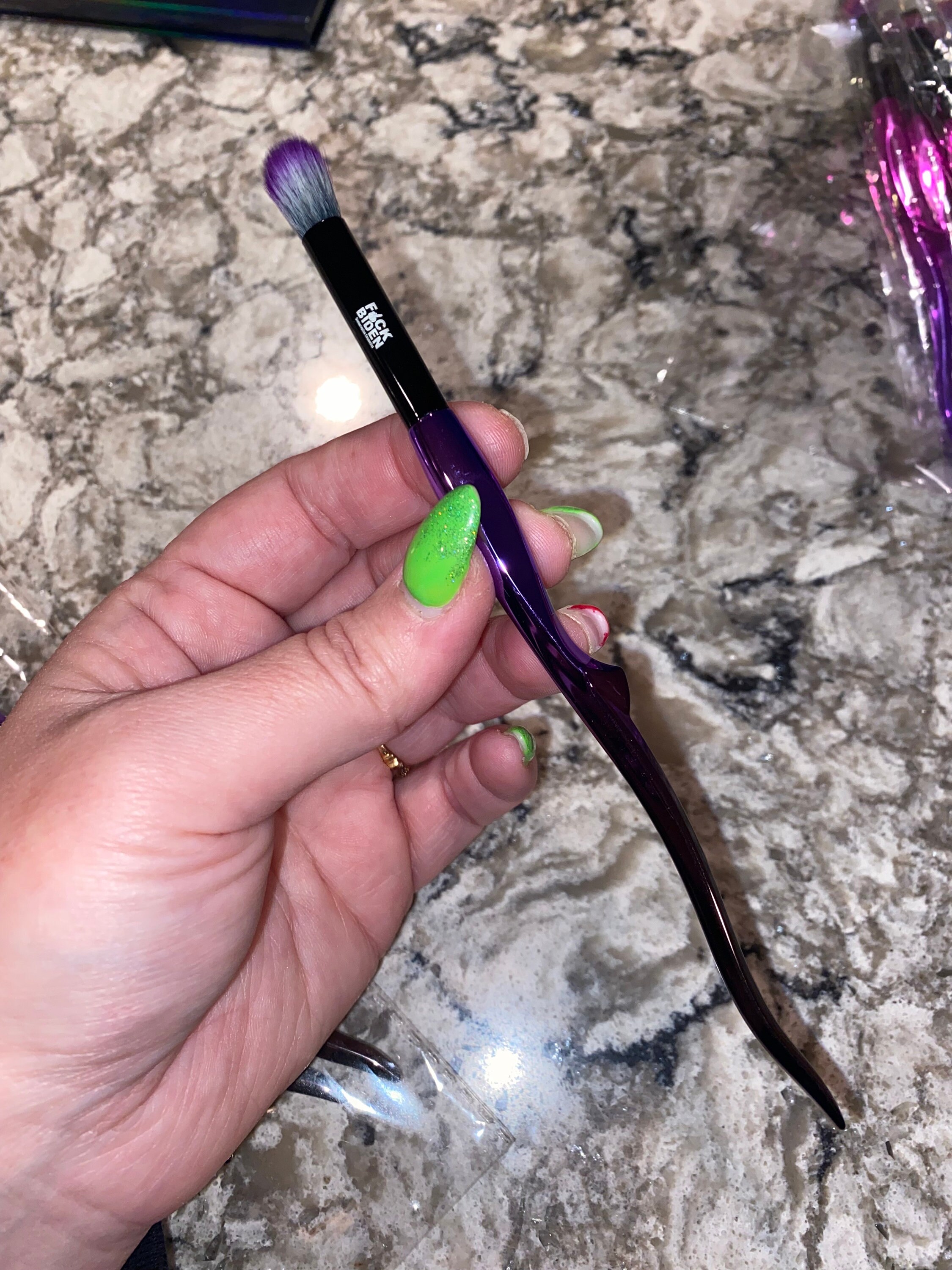 Purple Nightshade Makeup Brush Set/8 Piece Eye and Face Brushes - Etsy