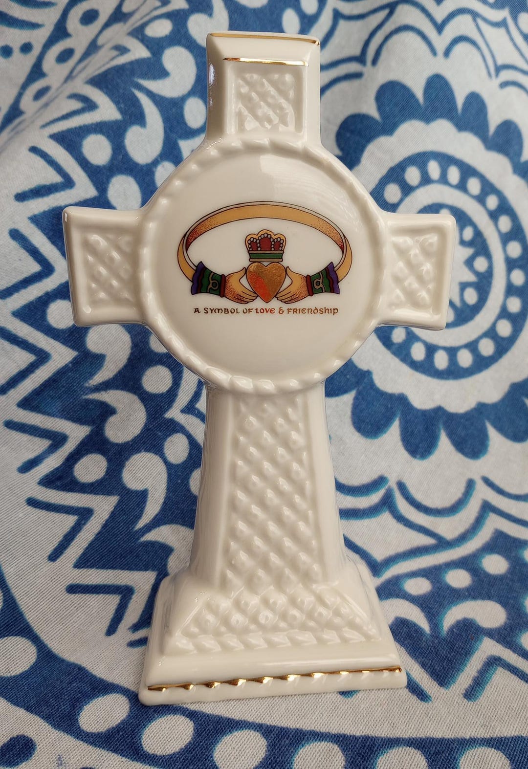 Cre Irish Porcelain Celtic Cross - Etsy