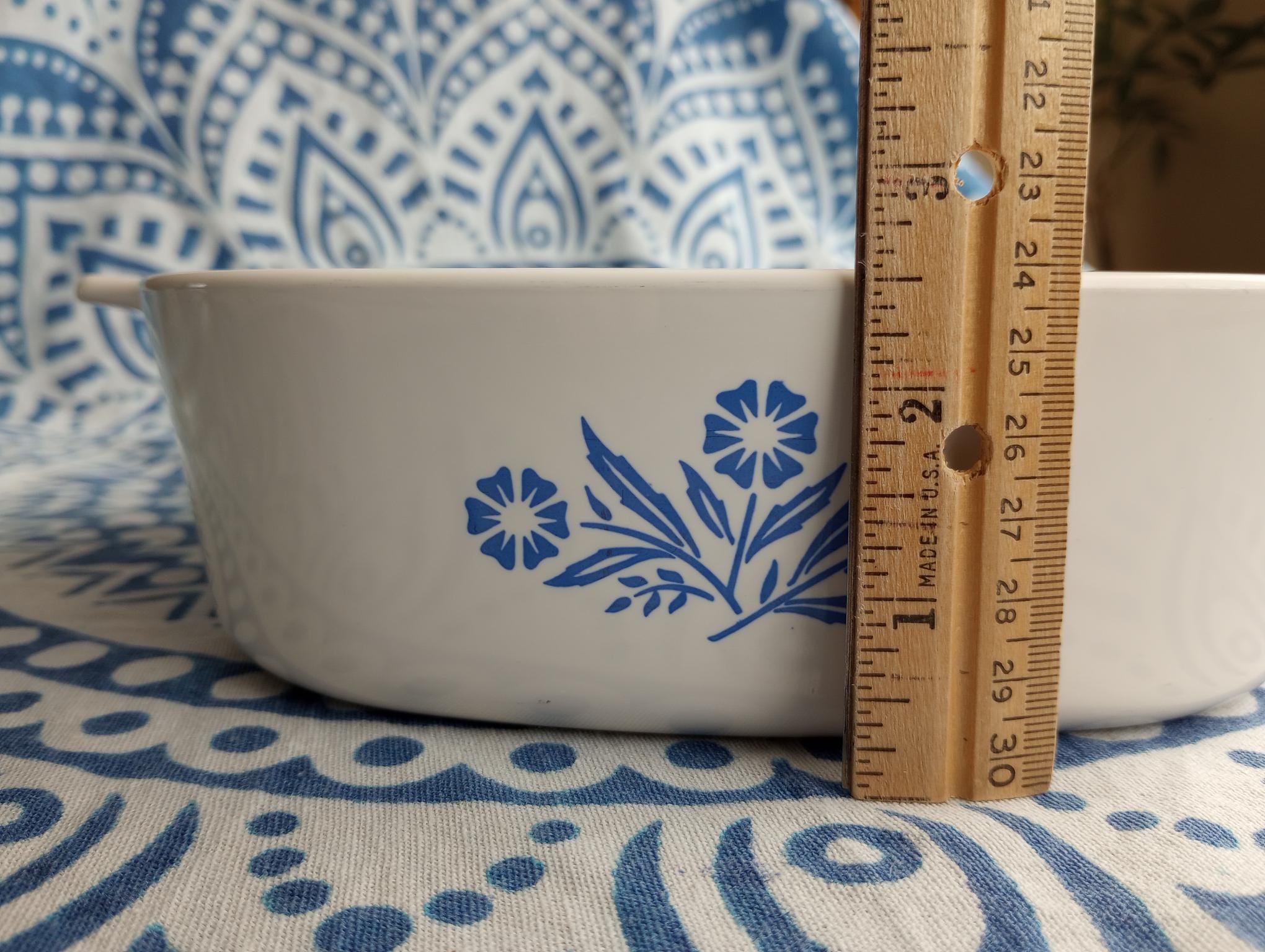 Pair of Pyrex/corning Cornflower Casserole Dishes - Etsy