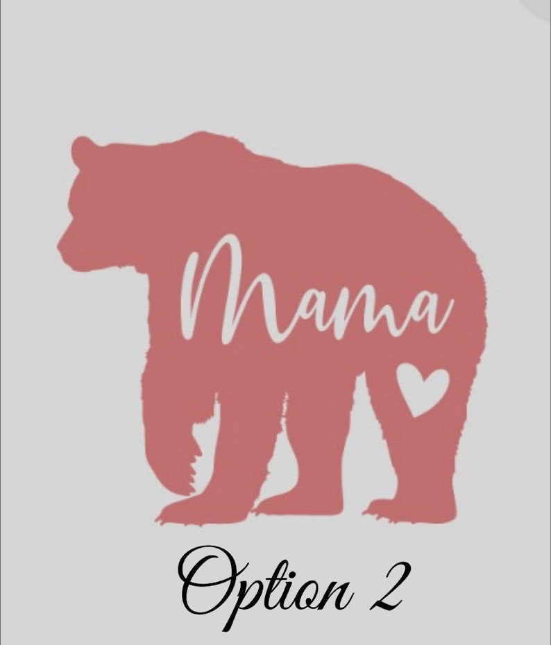 Mama Bear Vinyl Decal - Etsy