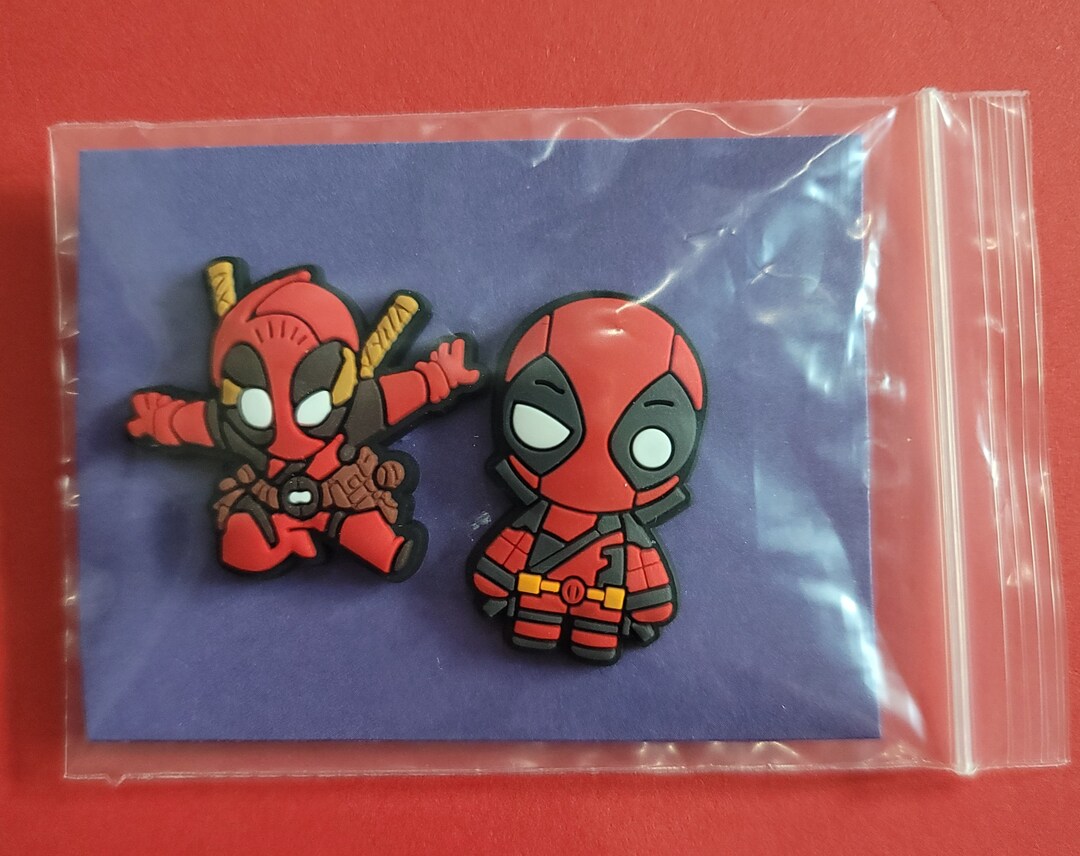 Deadpool Inspired Croc Charms - Etsy