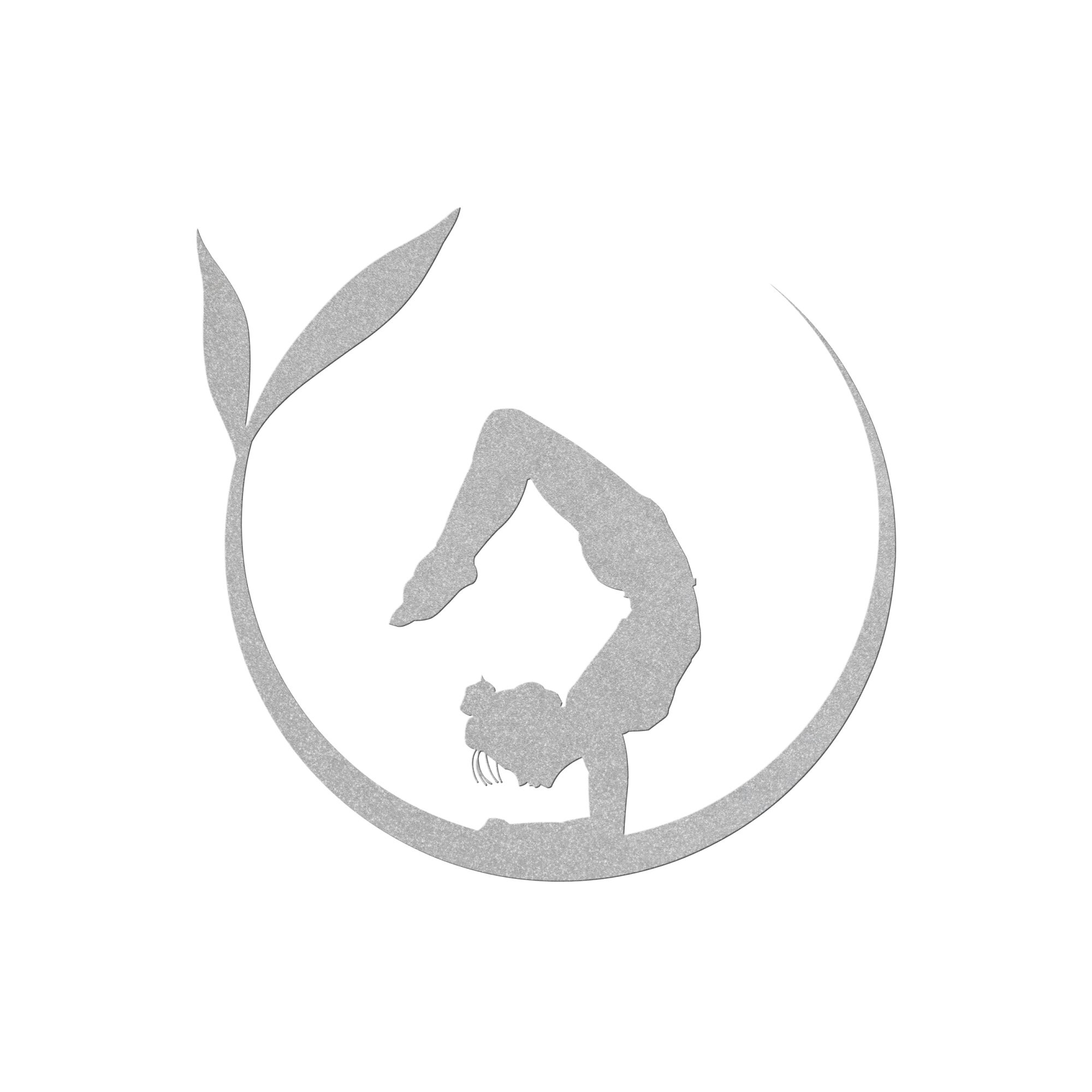 Yoga Pose Sign Metal Wall Art Inspirational Home Decor Meditation Metal ...
