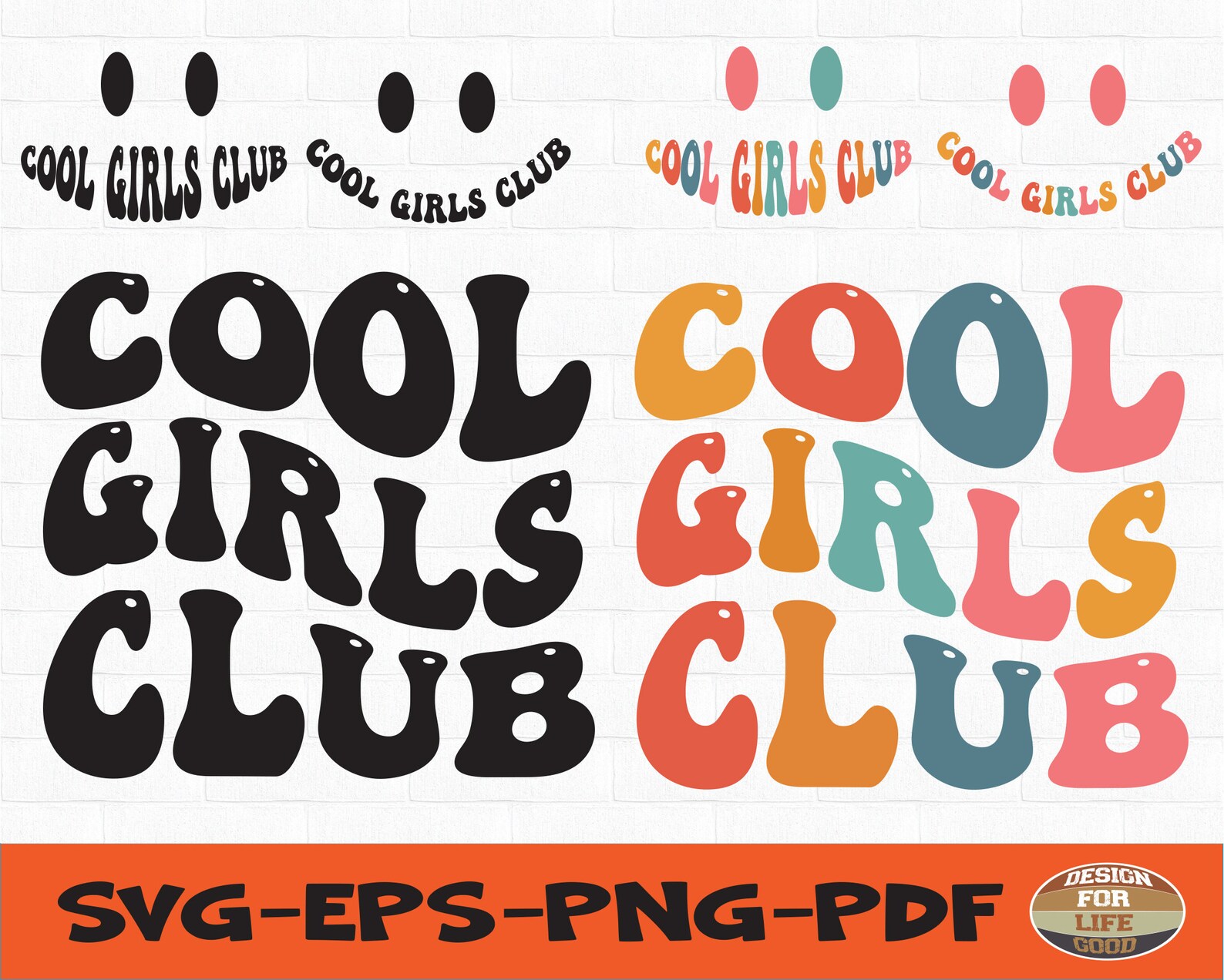 Cool Girls Club SVG, Cool Girls Club Png,wavy Svg, Cricut Svg, Png ...