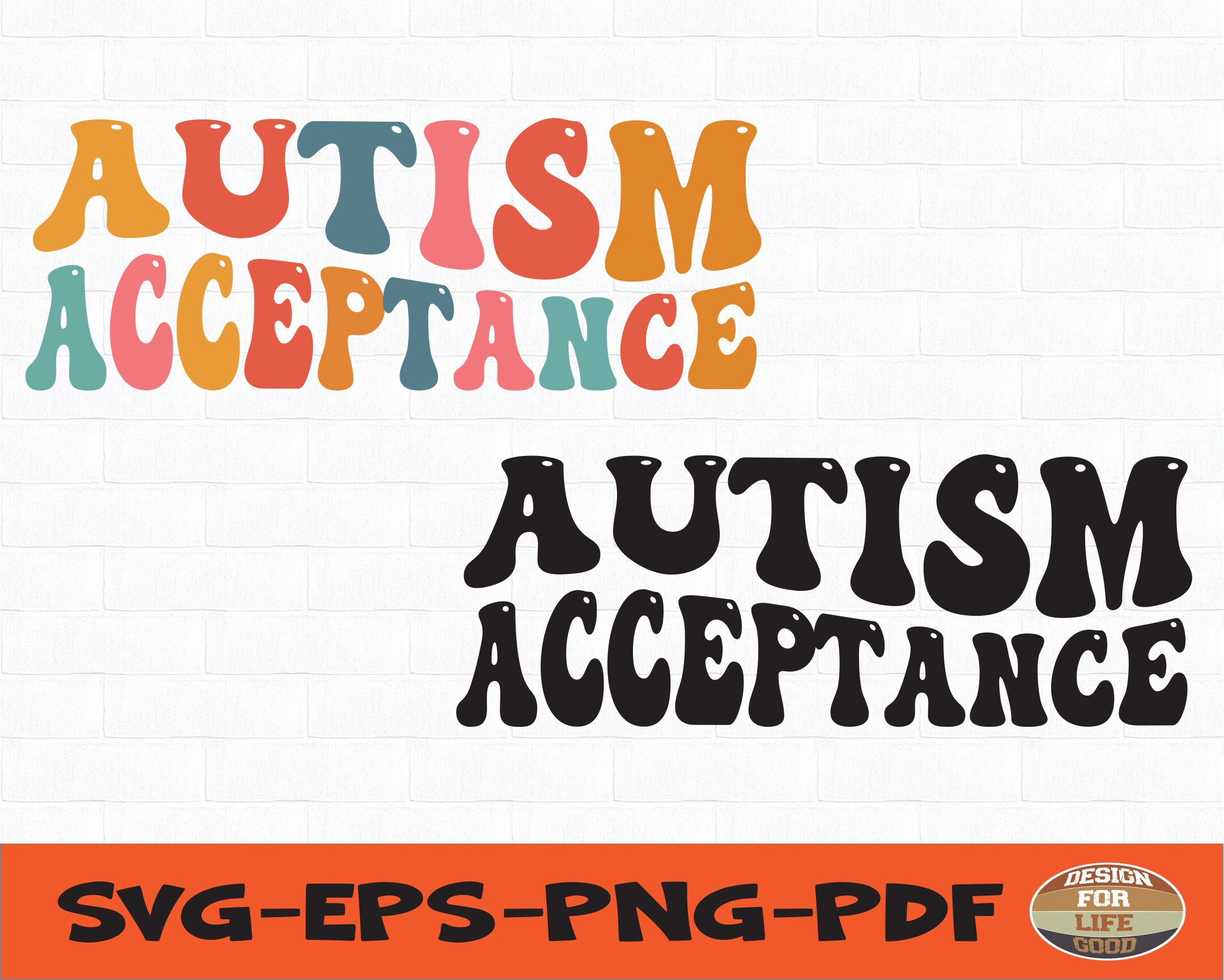 Autism Acceptance Svg,autism Svg, Autism Mom Svg, Autistic Svg,retro ...
