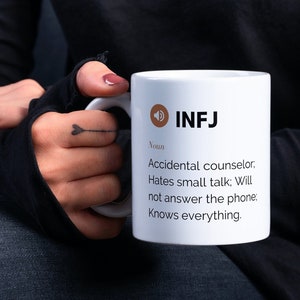 INFJ Coffee Mug, Infj Coffee Cup, Infj Mug, Infj Personality Guide ...