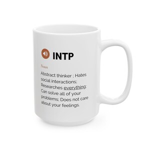 INTP Mug, Intp-s1, Intp-t, INTP, Intp Gifts, Mbti Merch, Mbti ...